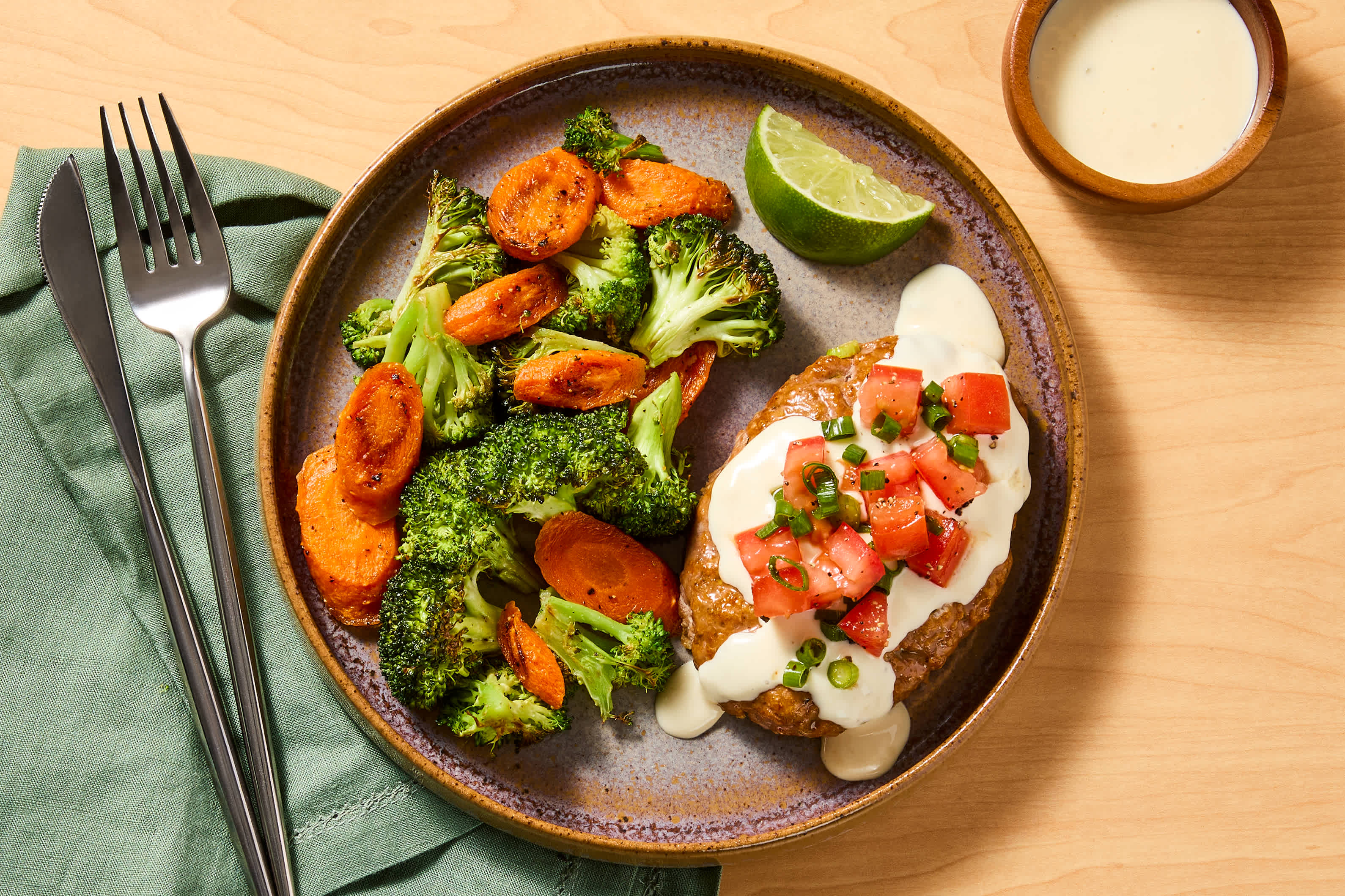 [SIDE VEG SWAP CARROTS TO BRUSSELS SPROUTS] Carb Smart Queso Fundido ...