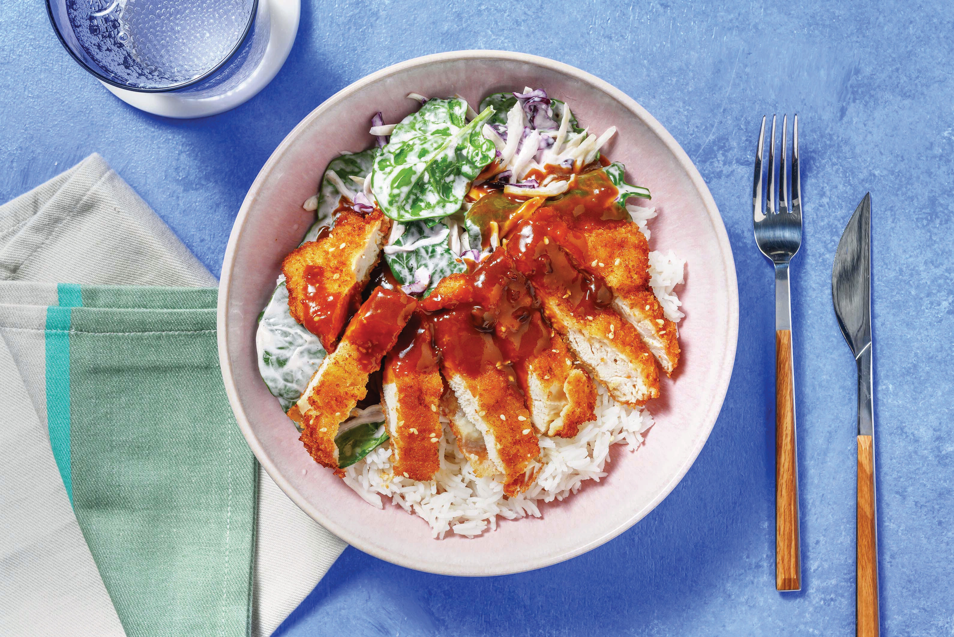 Double Sesame-Crumbed Chicken & Katsu Sauce Recipe | HelloFresh