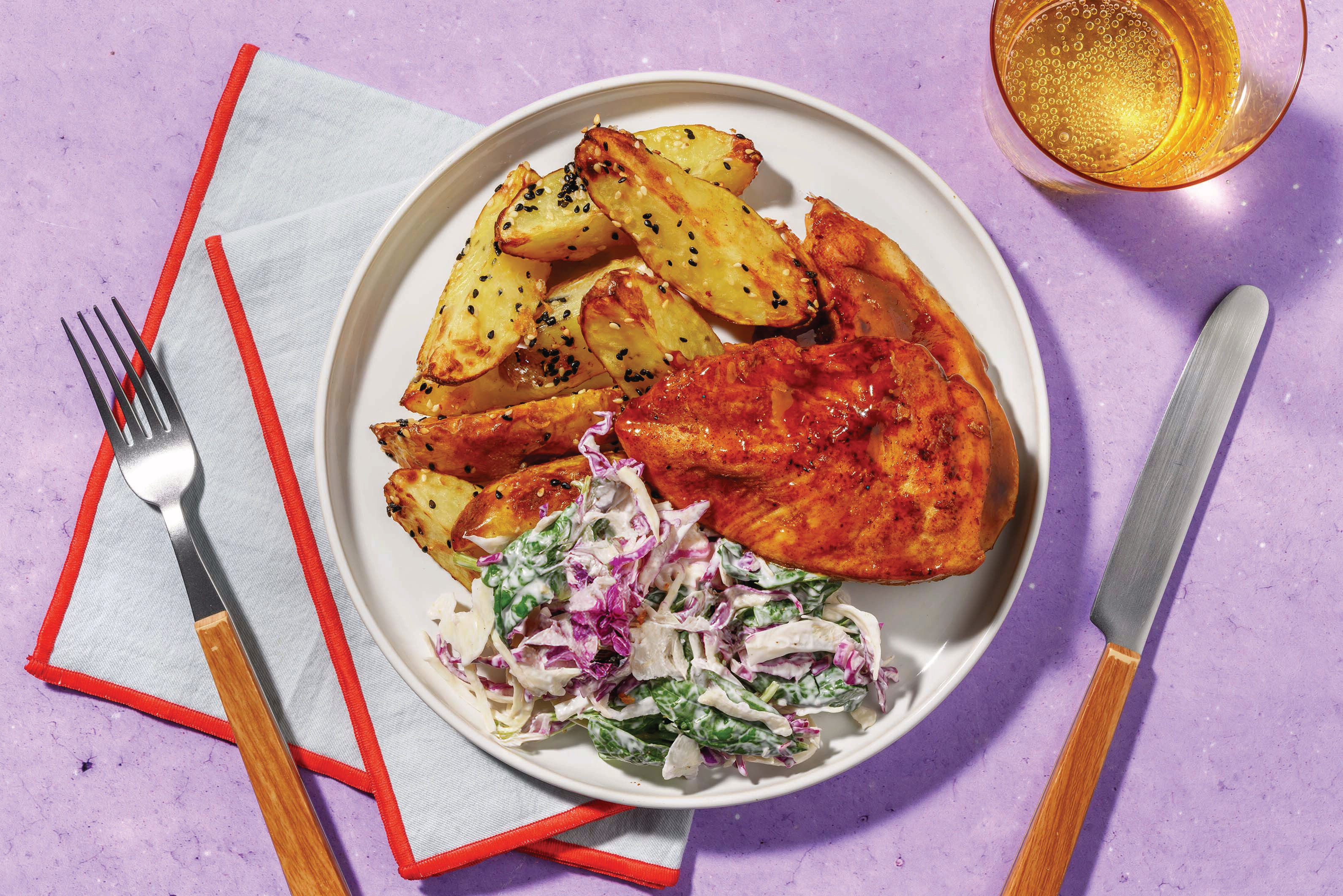 Sticky Asian Beef & Sesame Wedges Recipe | HelloFresh