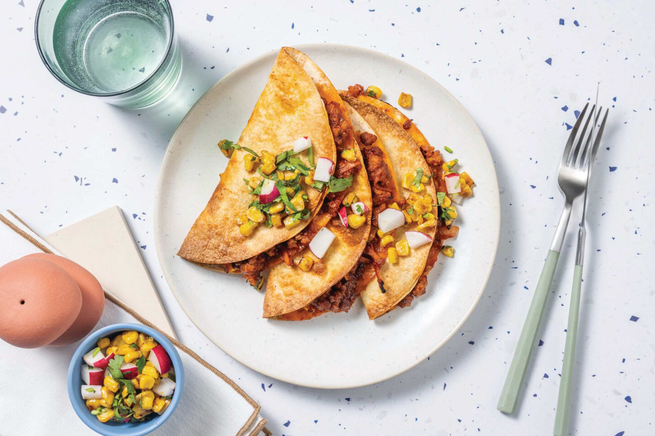 Mexican Beef Mince Quesadillas Recipe | HelloFresh