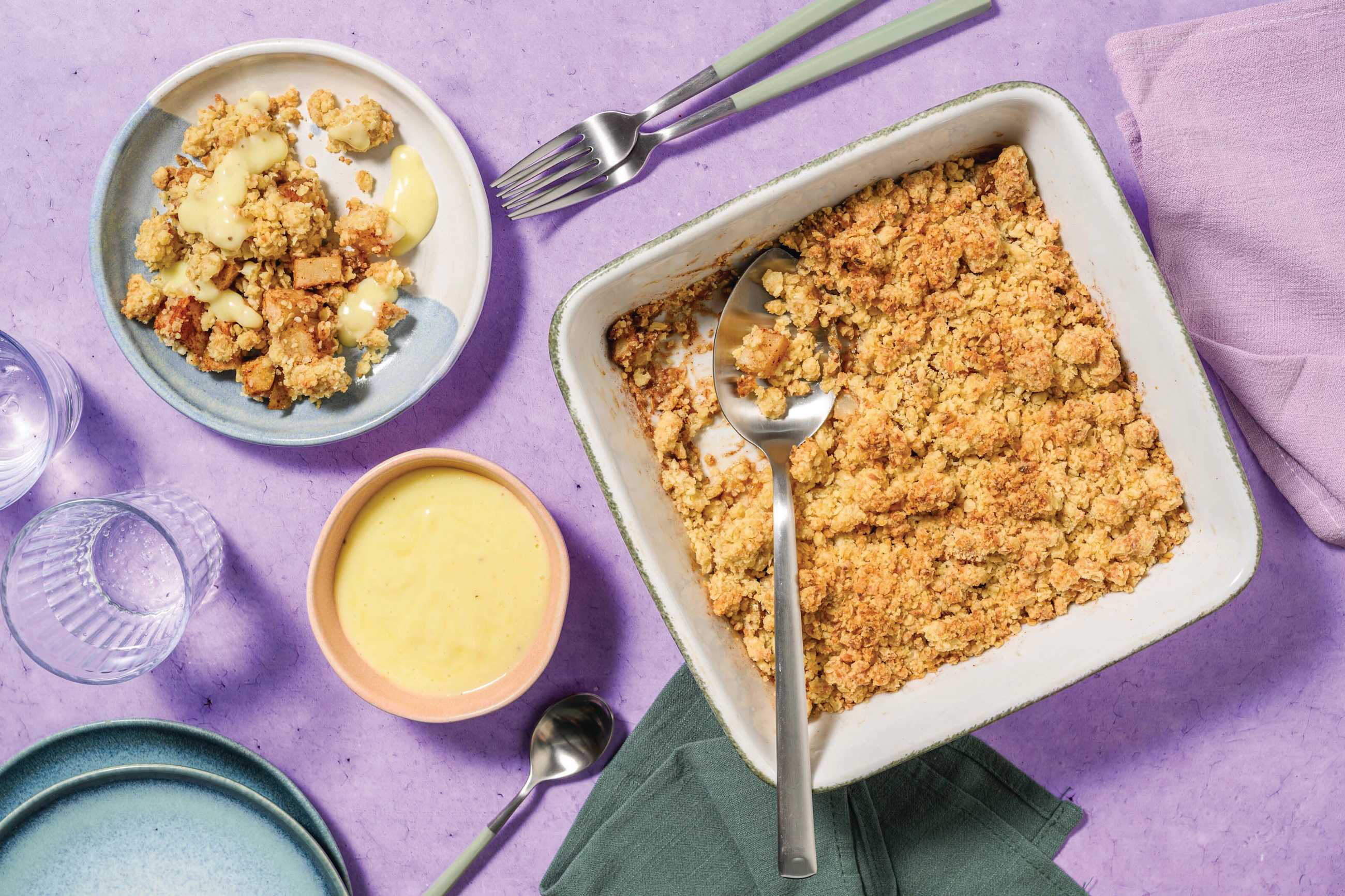 Spiced Pear Crumble Recipe | HelloFresh