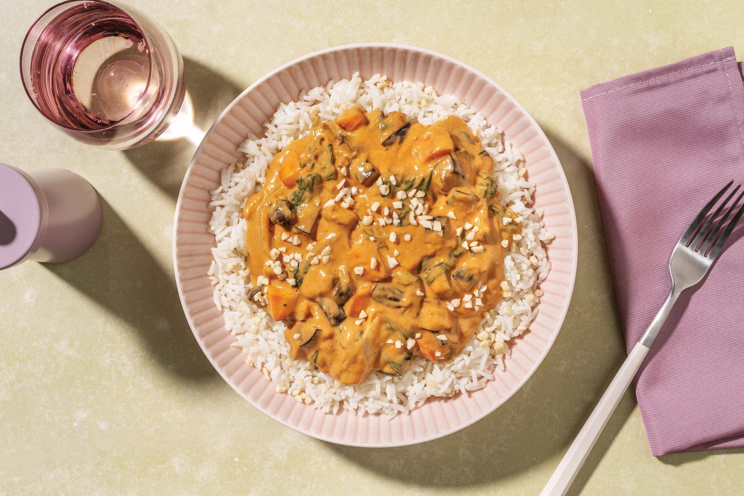 Mumbai Halloumi & Eggplant Curry Recipe | HelloFresh