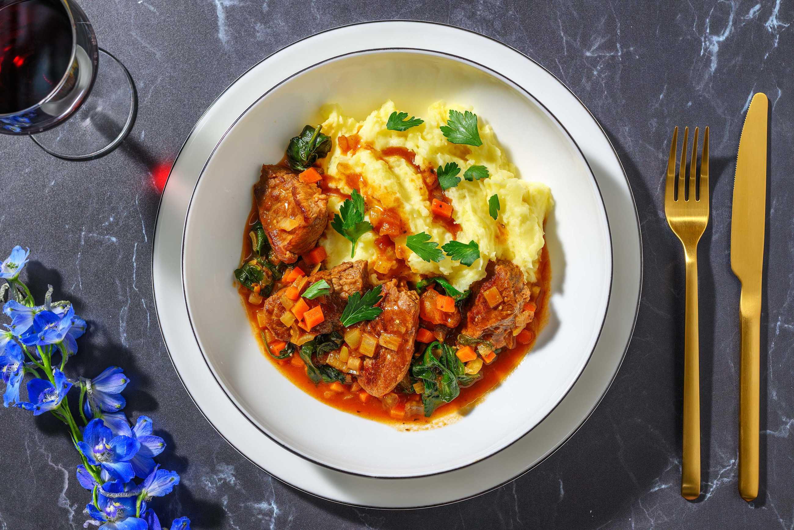 Irish Beef Brisket & Red Wine Stew Recipe | HelloFresh