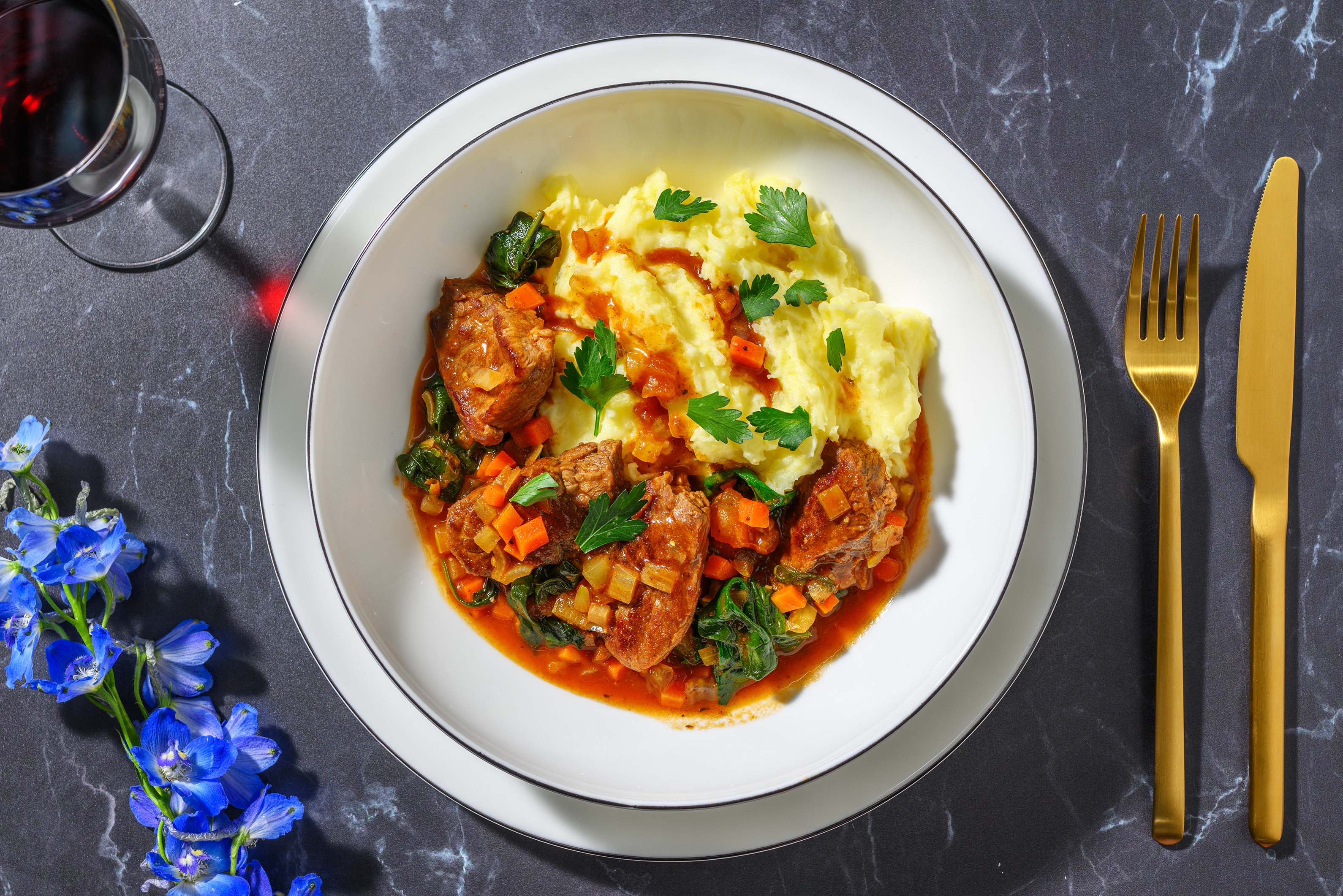 Irish Beef Brisket & Red Wine Stew Recipe | HelloFresh