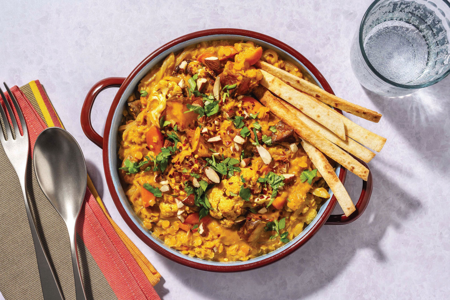 Indian Potato & Cauliflower Dhal Recipe | HelloFresh