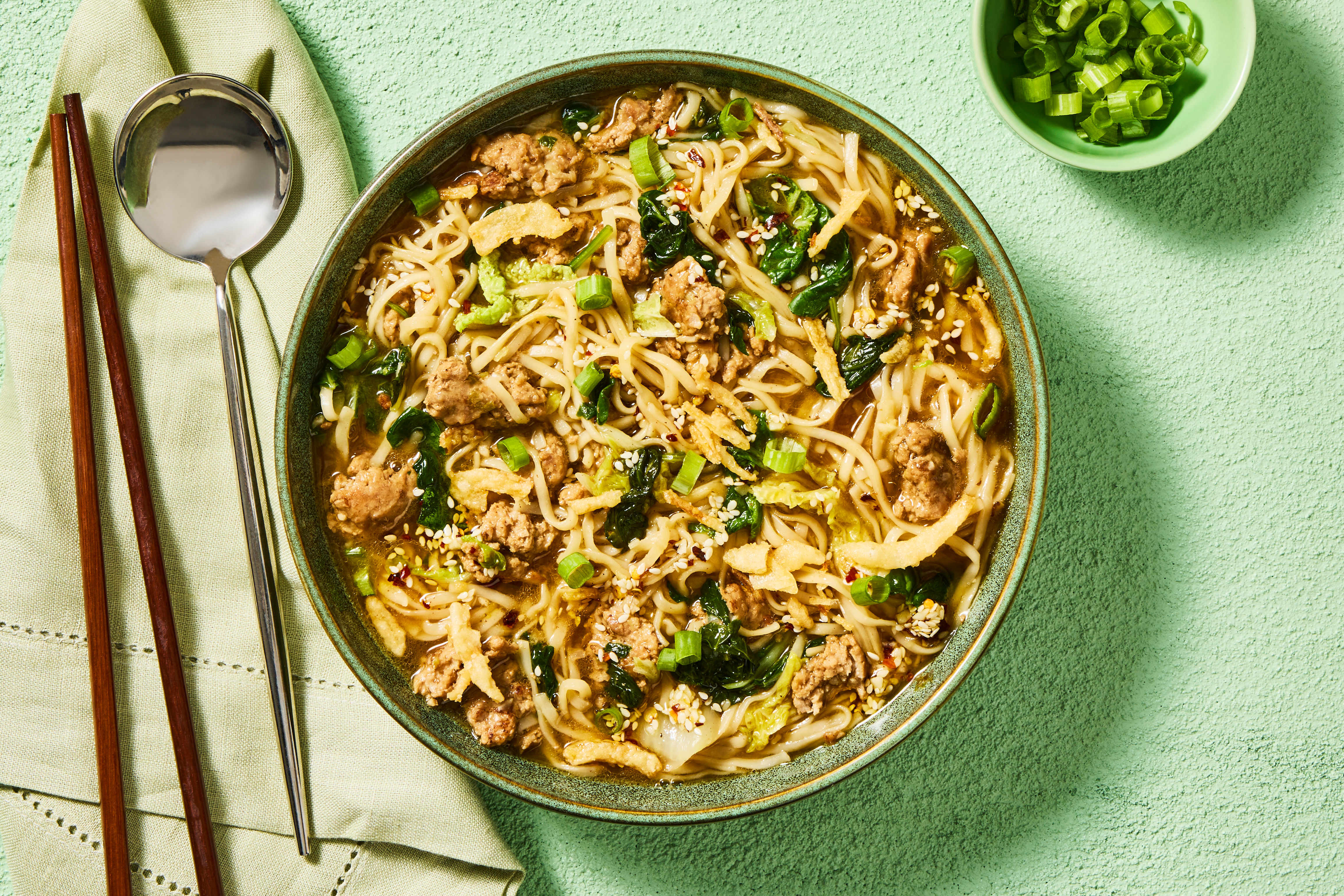 Pork Ramen in a Shoyu-Style Broth Recipe | HelloFresh