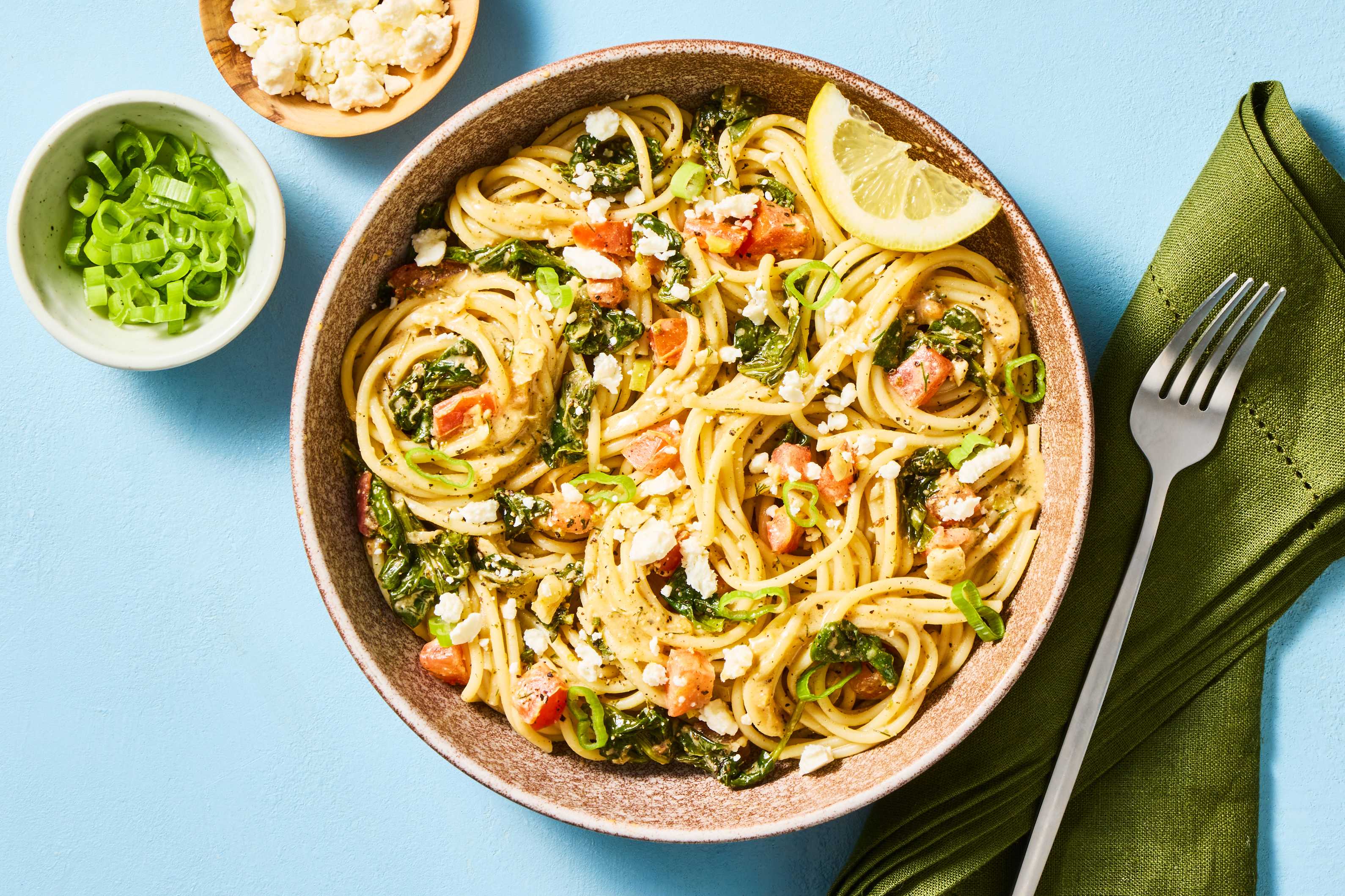 Greek Diner Spaghetti with Pork Sausage Recipe | HelloFresh