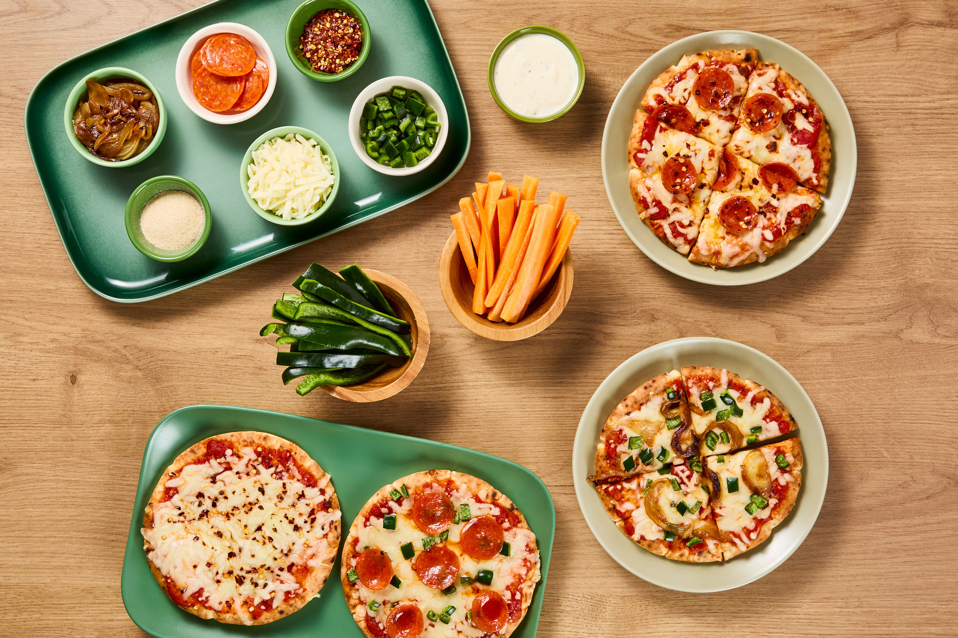 Pepperoni & Caramelized Onion Pitza Bar Recipe | HelloFresh