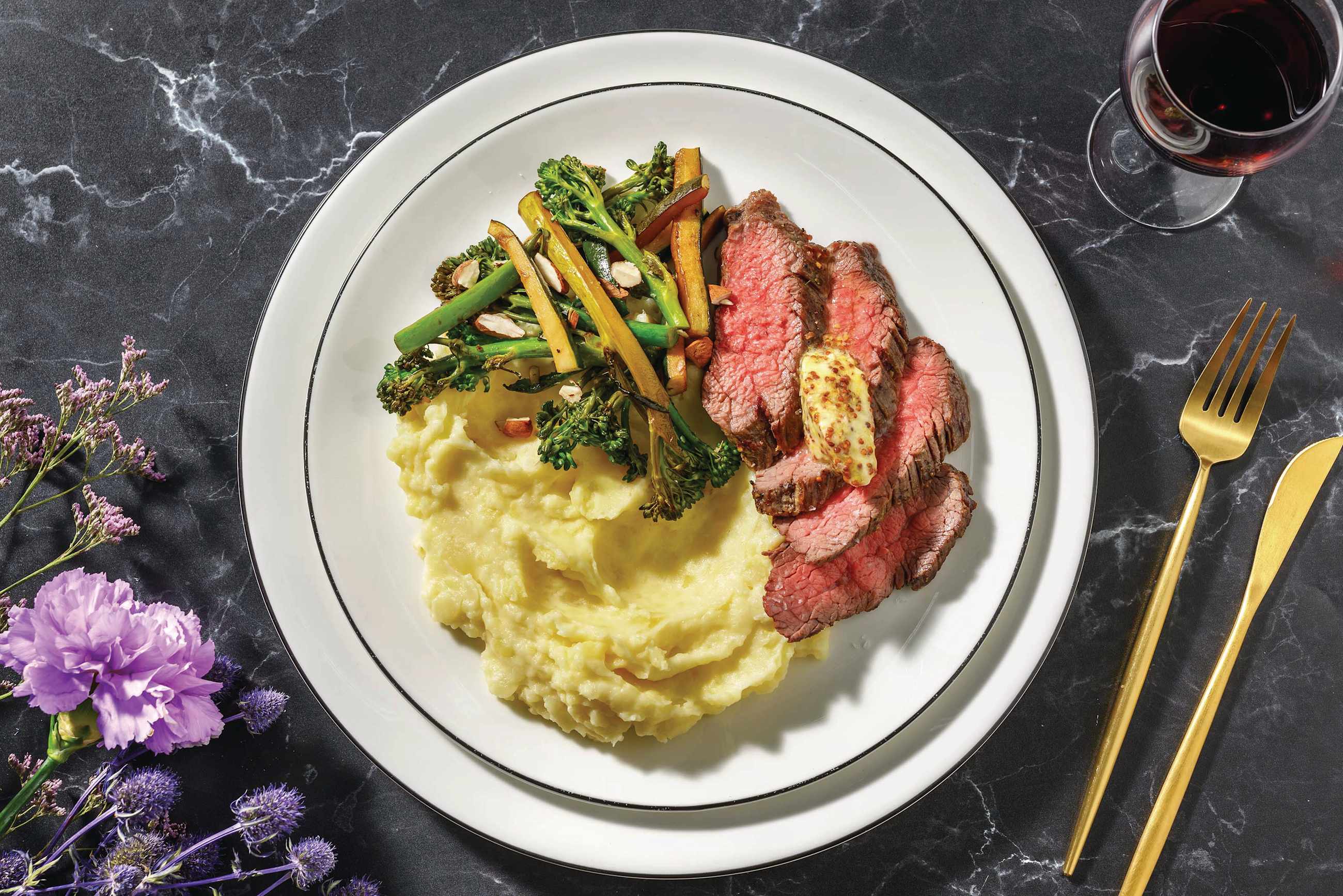 Porterhouse Steak & Garlic-Parmesan Mash Recipe | HelloFresh