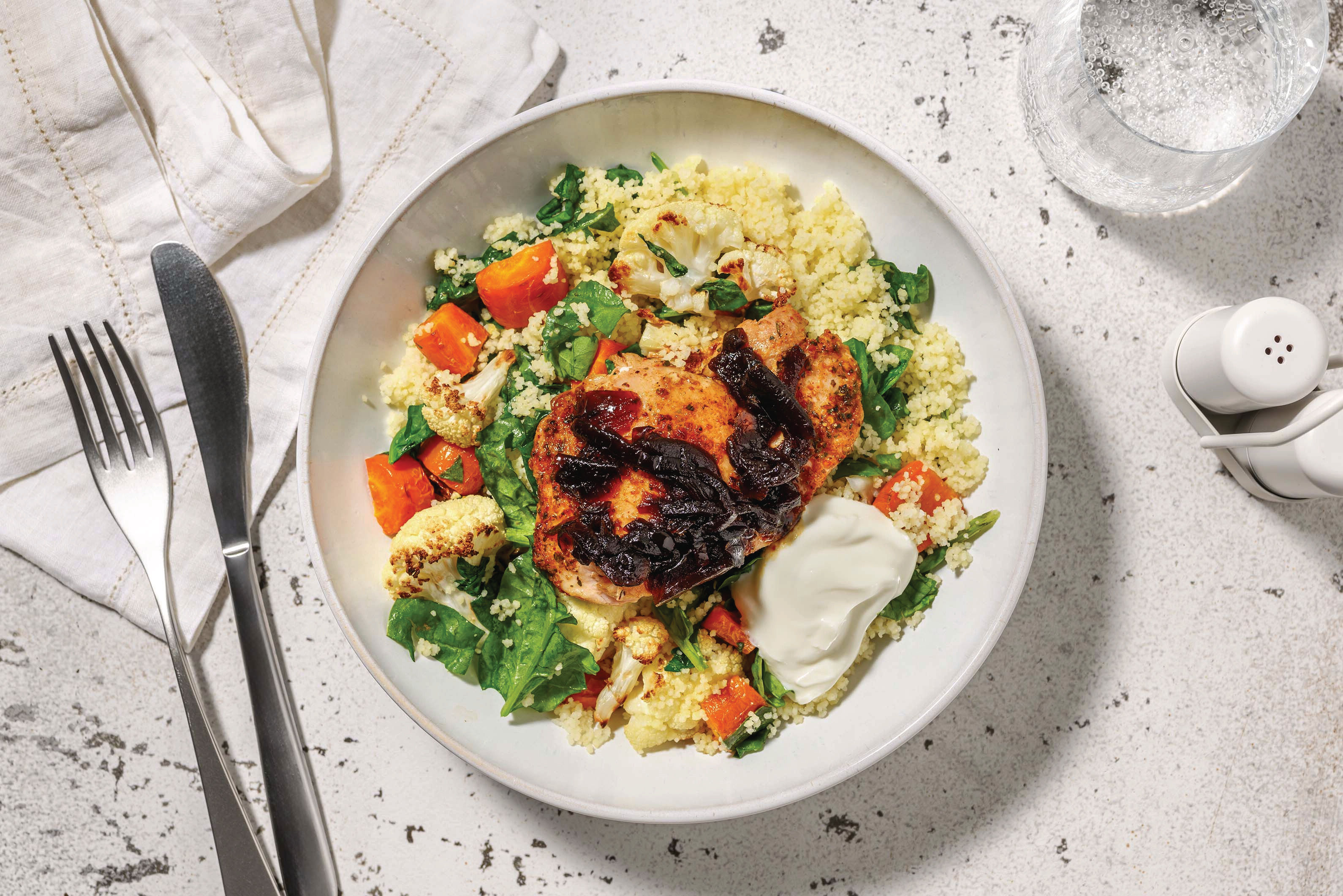 Mumbai Chicken & Roast Veggie Couscous Recipe | HelloFresh