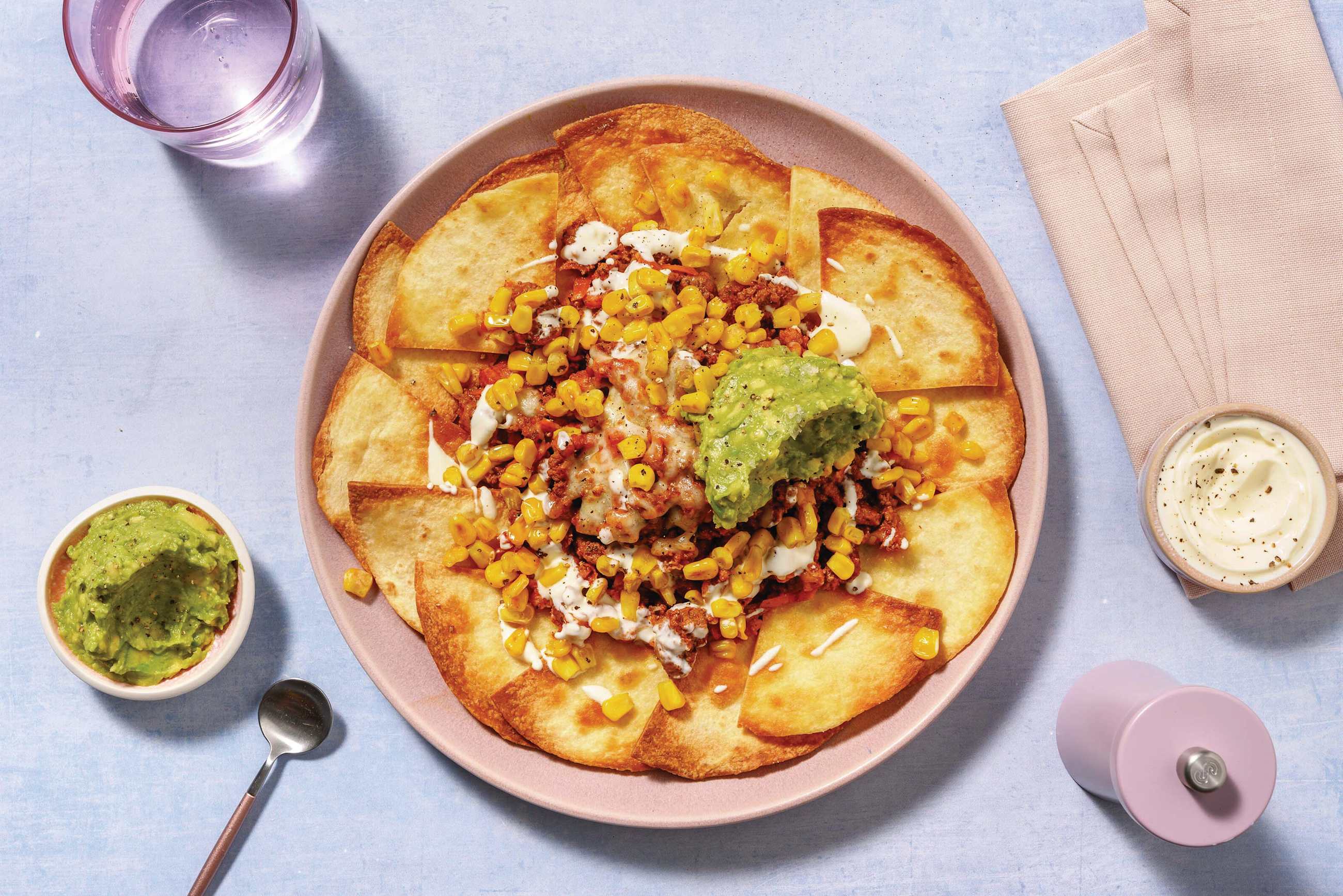 Cheesy All-American Beef & Bacon Nachos Recipe | HelloFresh