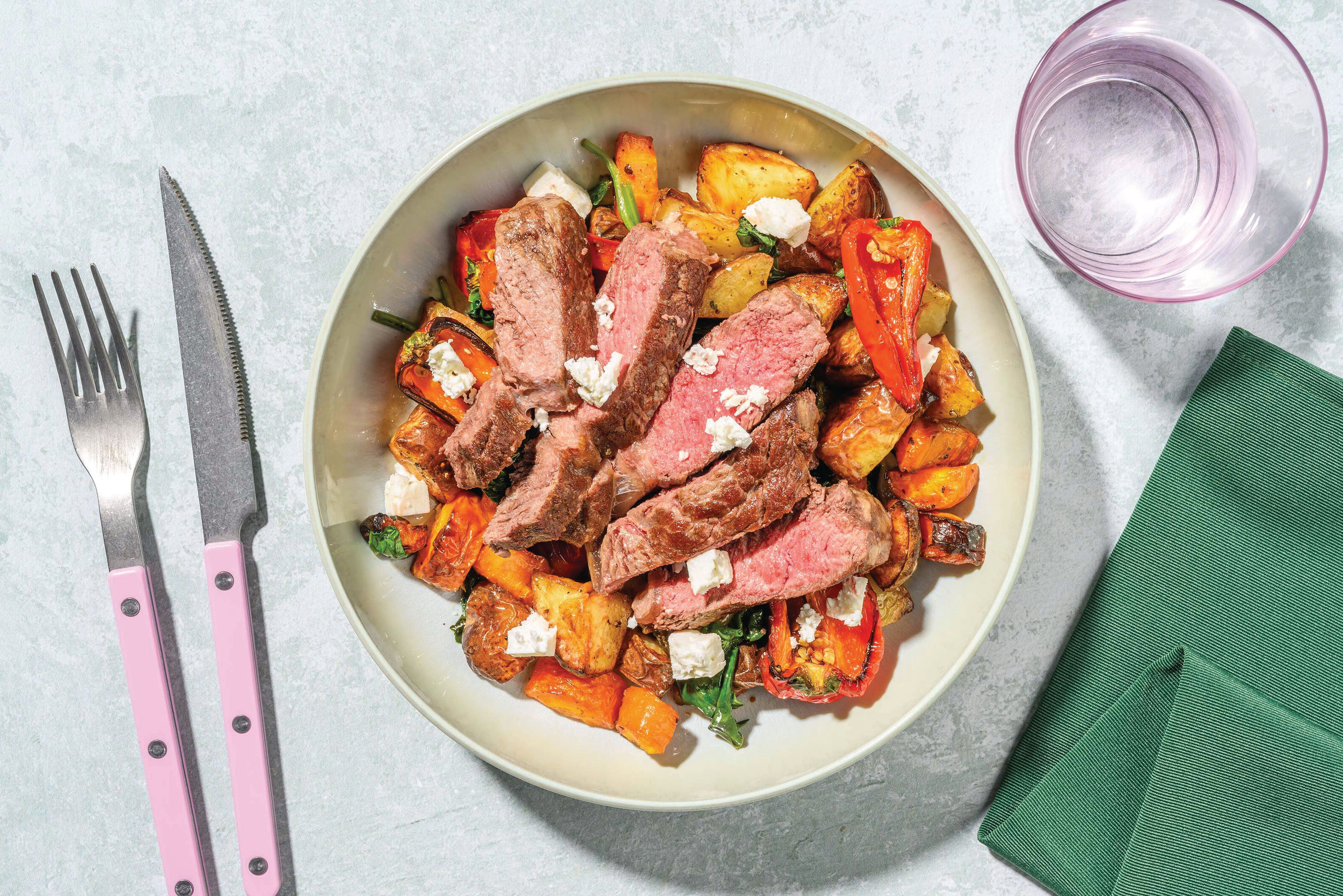 HelloHero: Garlic-Butter Beef Rump Recipe | HelloFresh