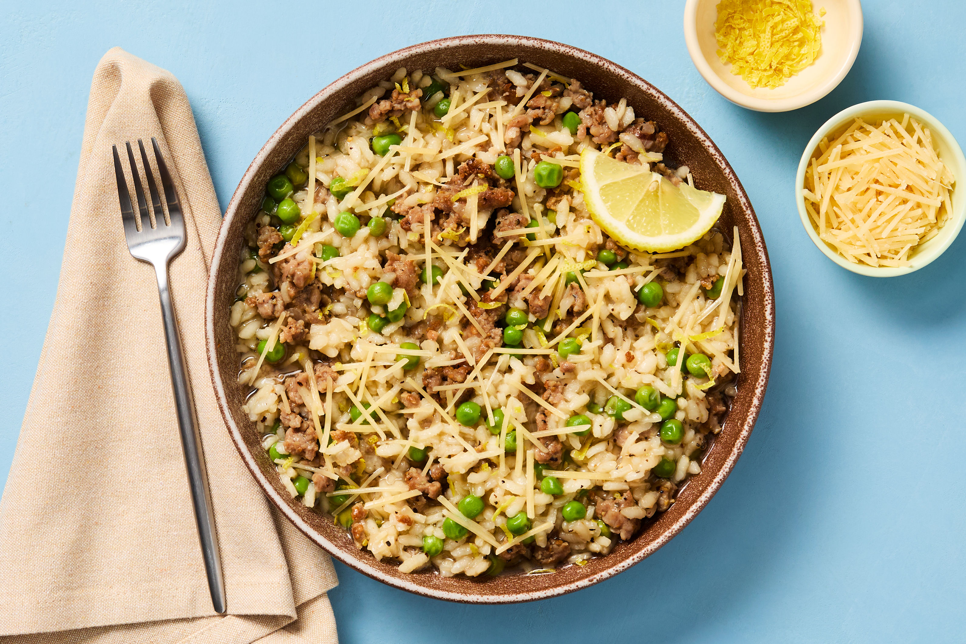 Beef & Pea Risotto Recipe | HelloFresh