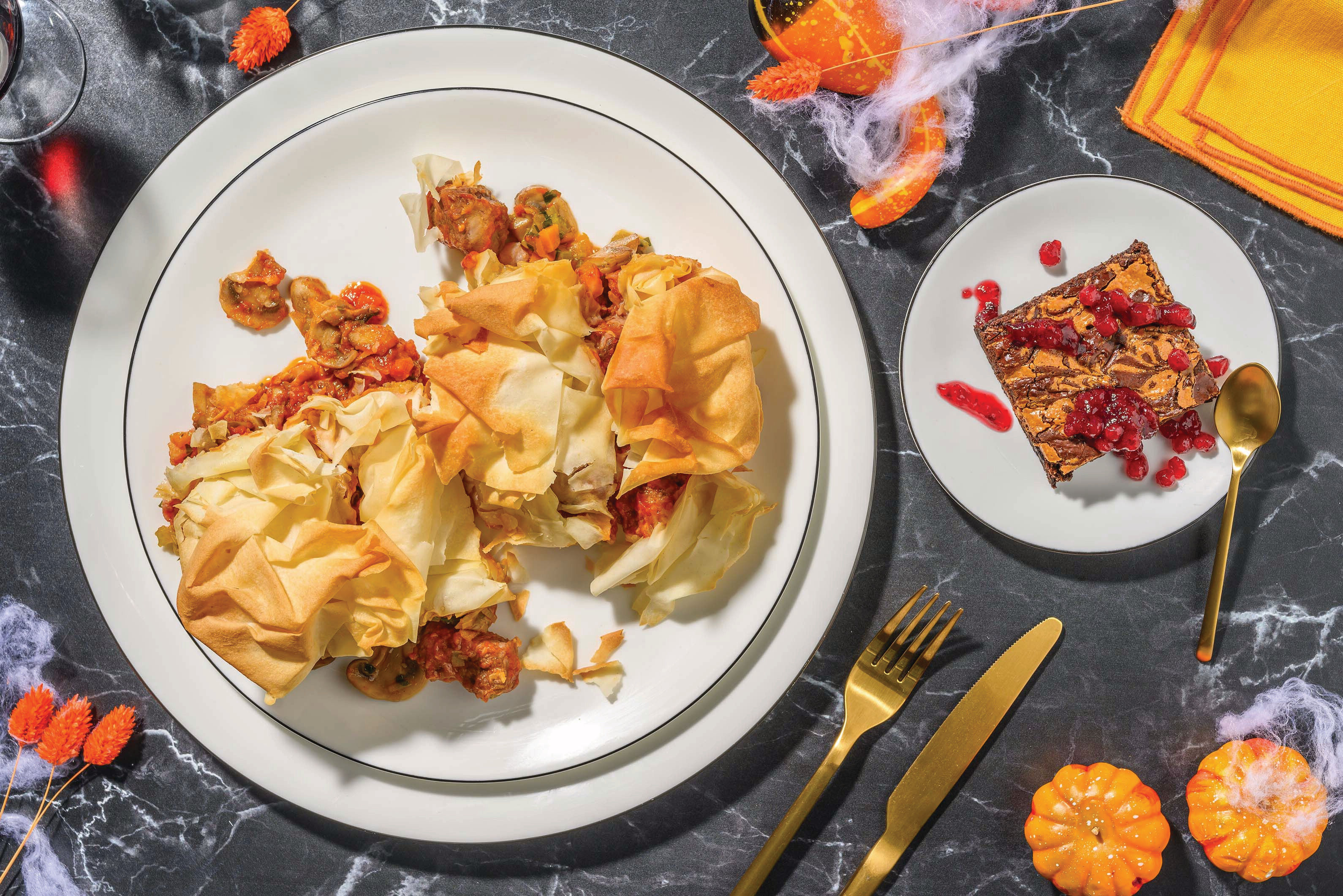 Spooky Steak & Mushroom Pie for Dinner Recipe | HelloFresh