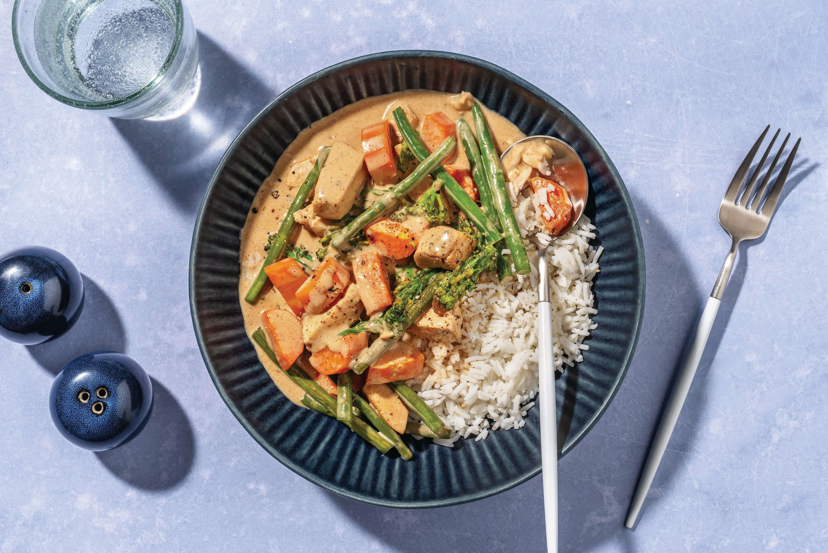 Katsu Beef & Easy Prep Veggie Curry Recipe | HelloFresh