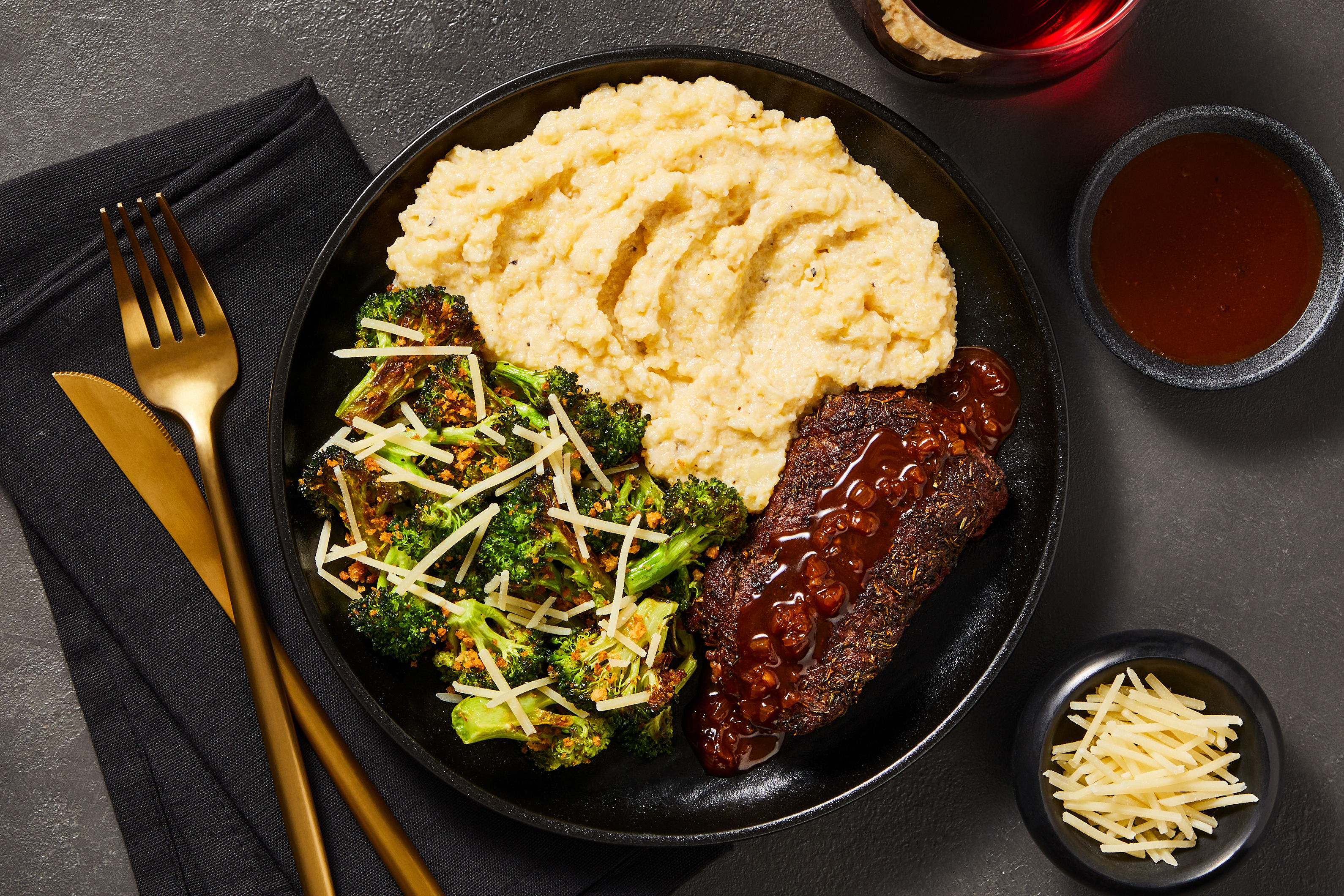 Beef Tenderloin & Creamy Truffle Polenta Recipe | HelloFresh