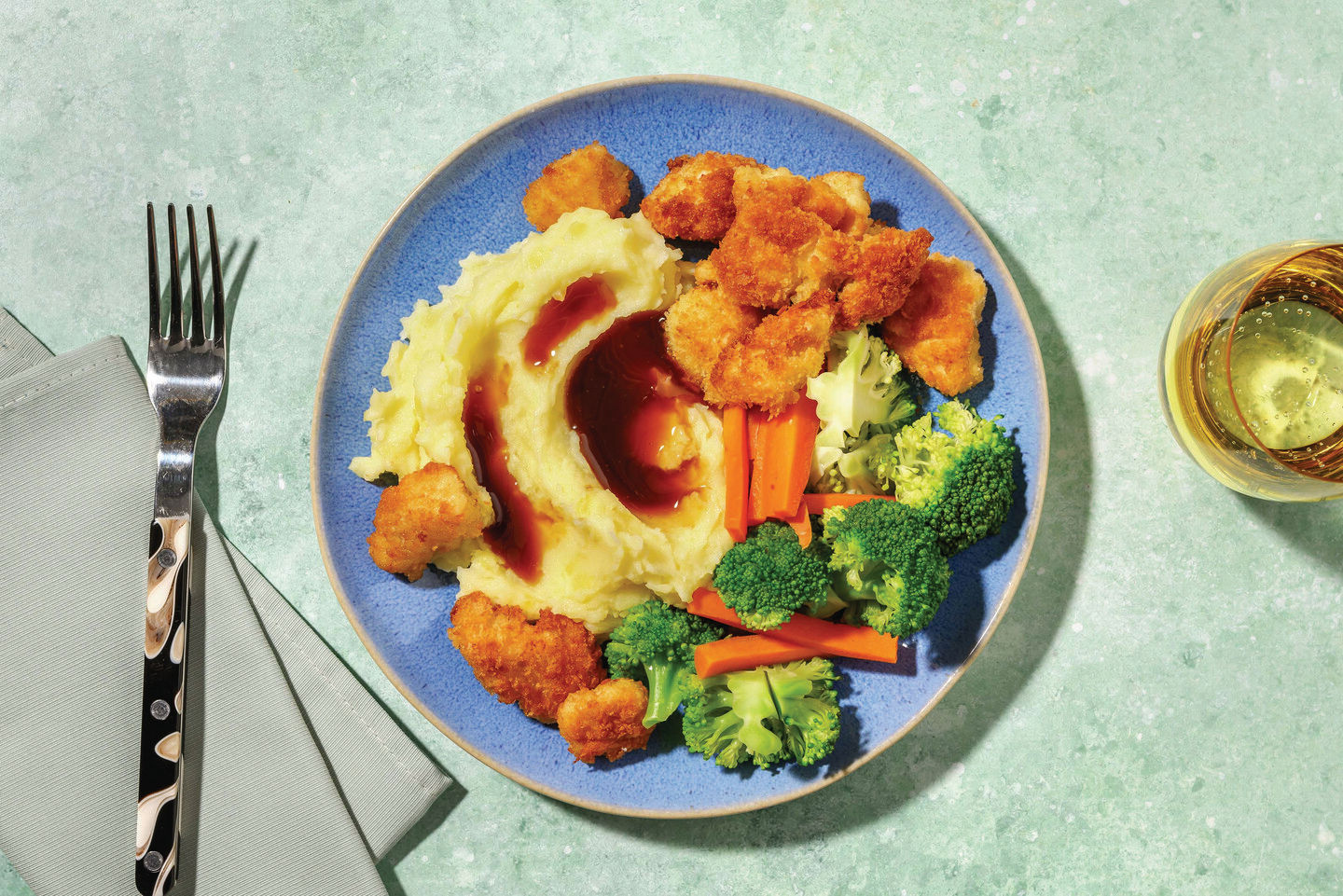 Chicken Nuggies & Cheesy Mountain Mash Recipe | HelloFresh