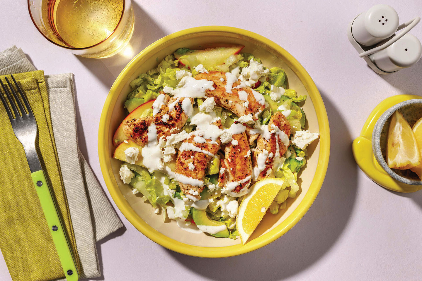 Zesty Chicken, Haloumi & Avocado Salad Recipe | HelloFresh