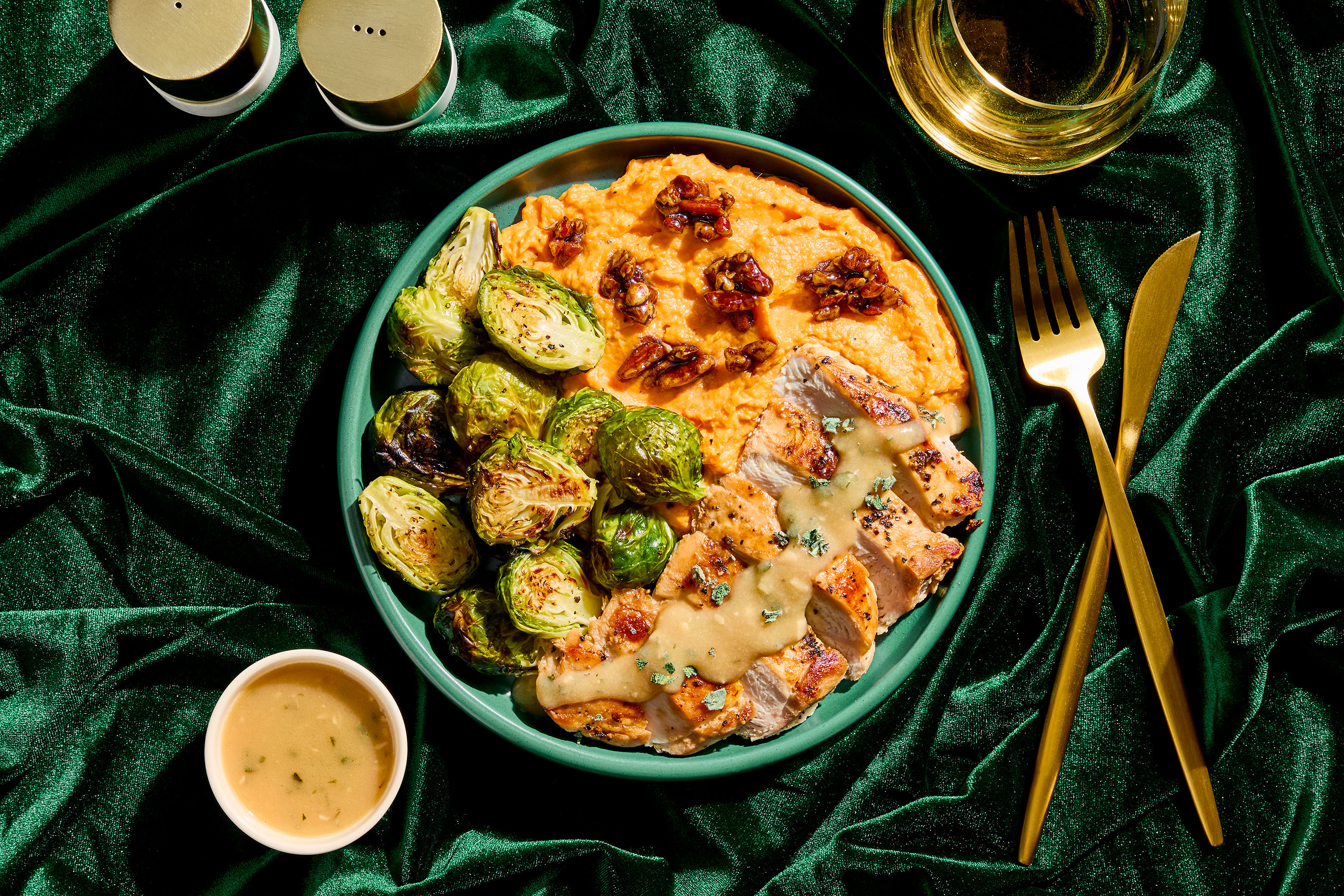 Turkey Cutlets with Garlic-Sage Gravy Recipe | HelloFresh