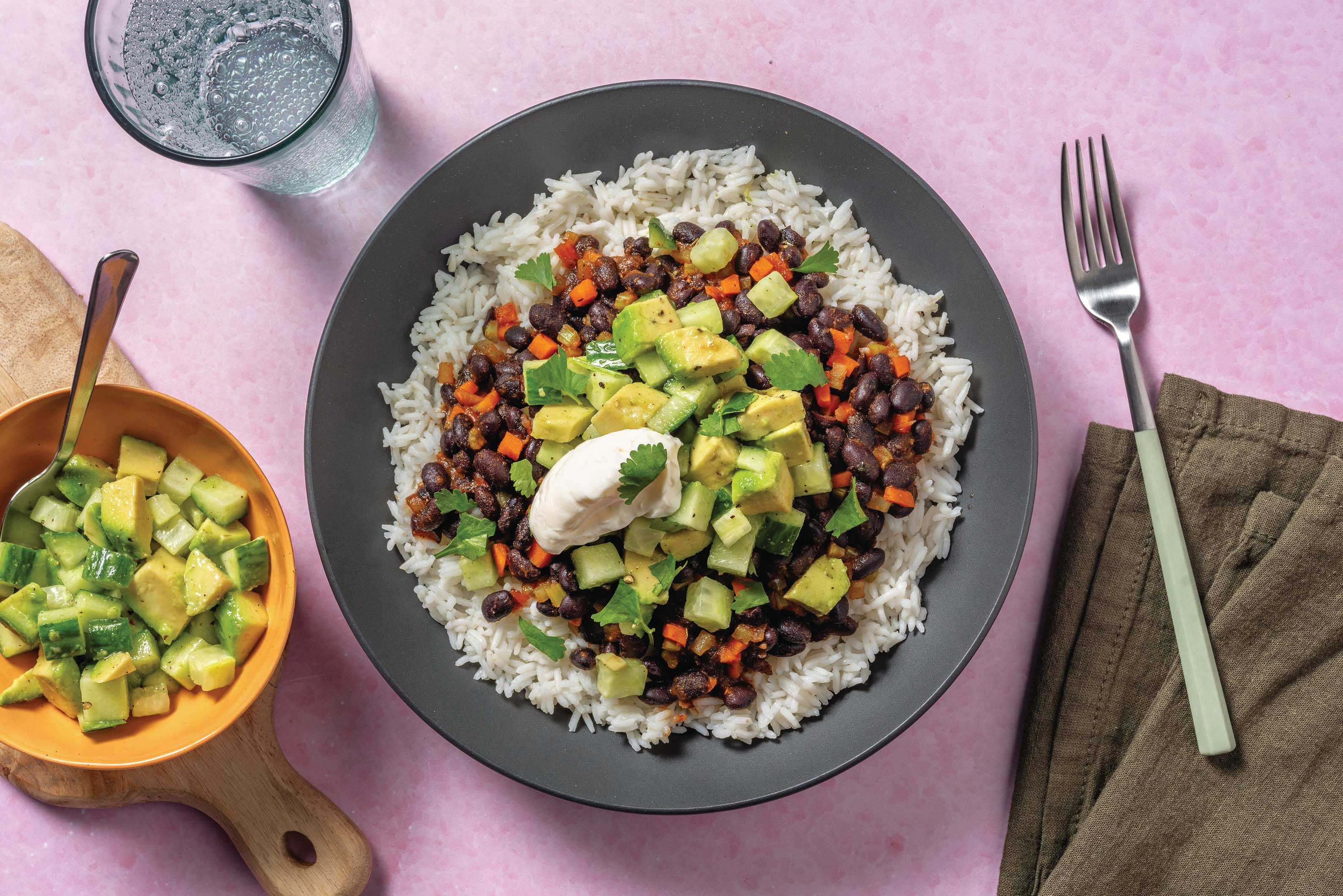 Mexican Bacon, Black Bean Chilli & Avocado Salsa Recipe | HelloFresh