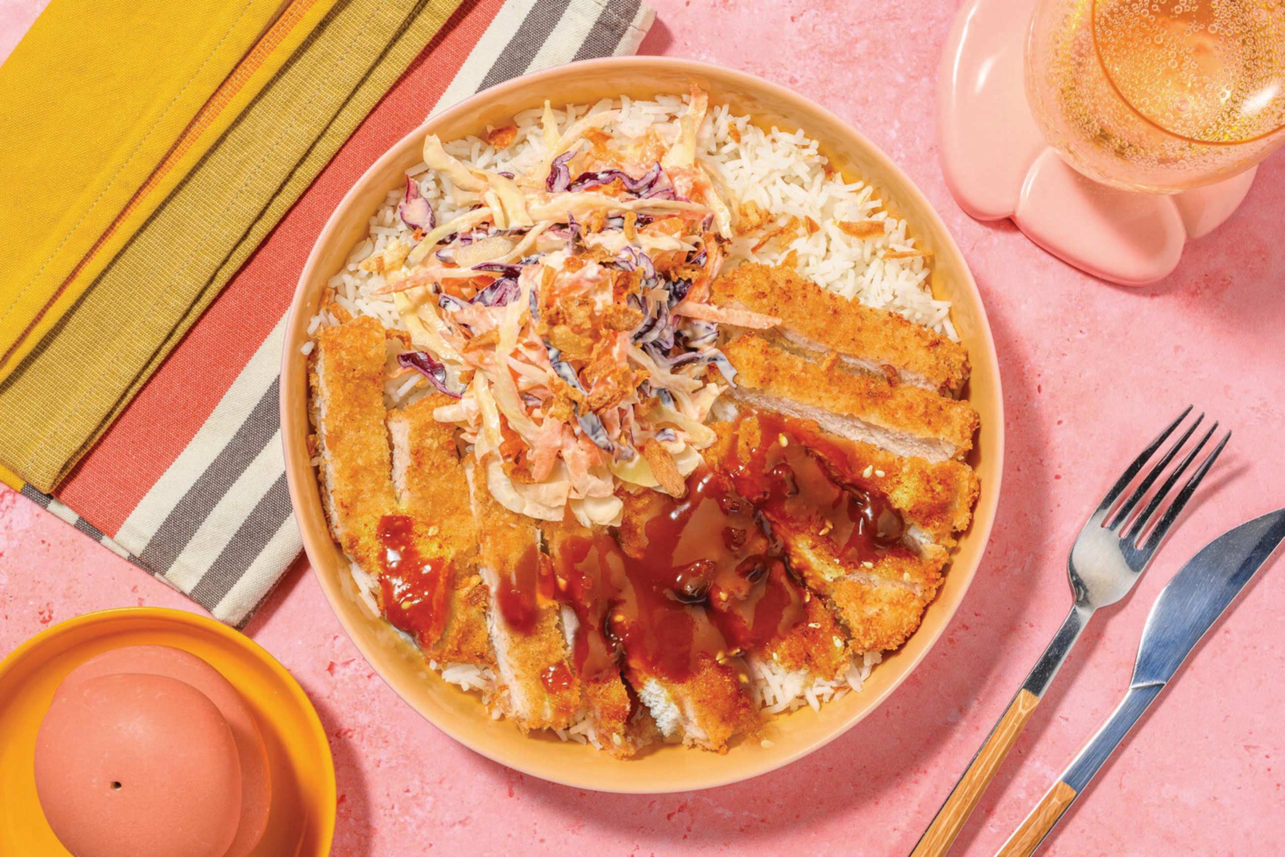 Pork Schnitzel & Katsu Sauce Recipe | HelloFresh