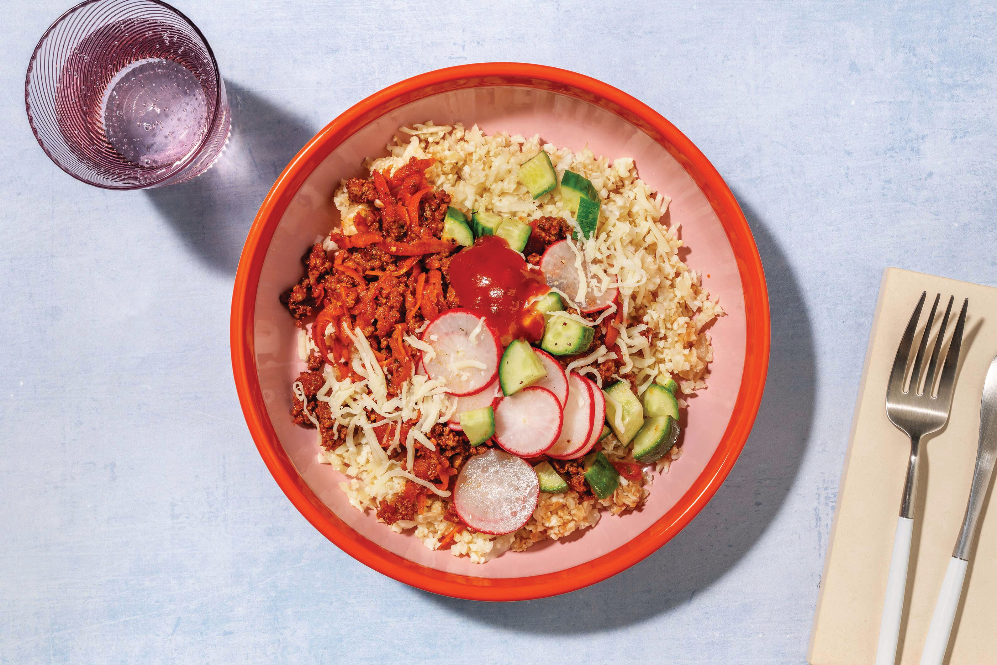 Beef & Cauliflower Rice Burrito Bowl Recipe | HelloFresh