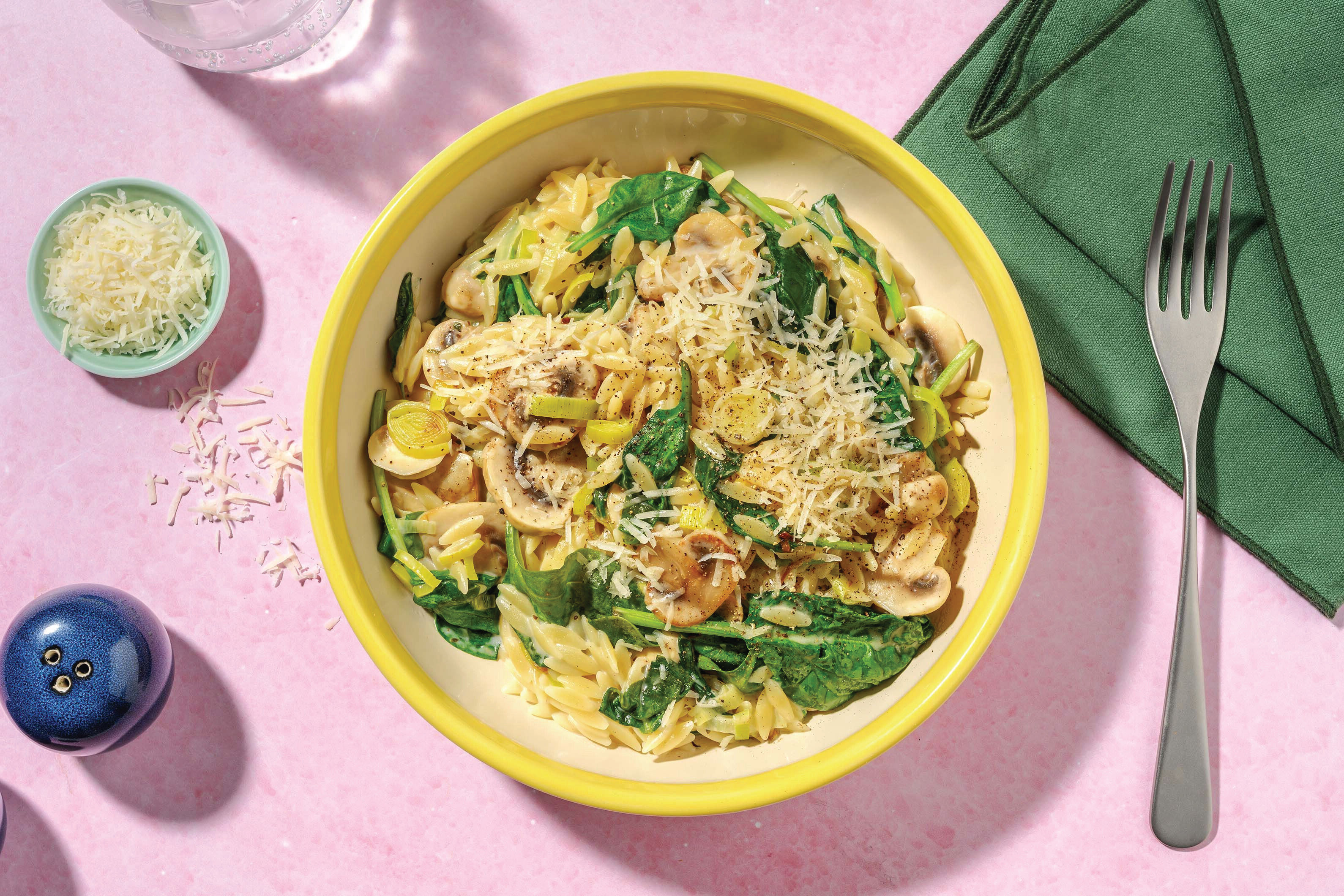 Creamy Chicken & Mushroom Risoni Recipe | HelloFresh