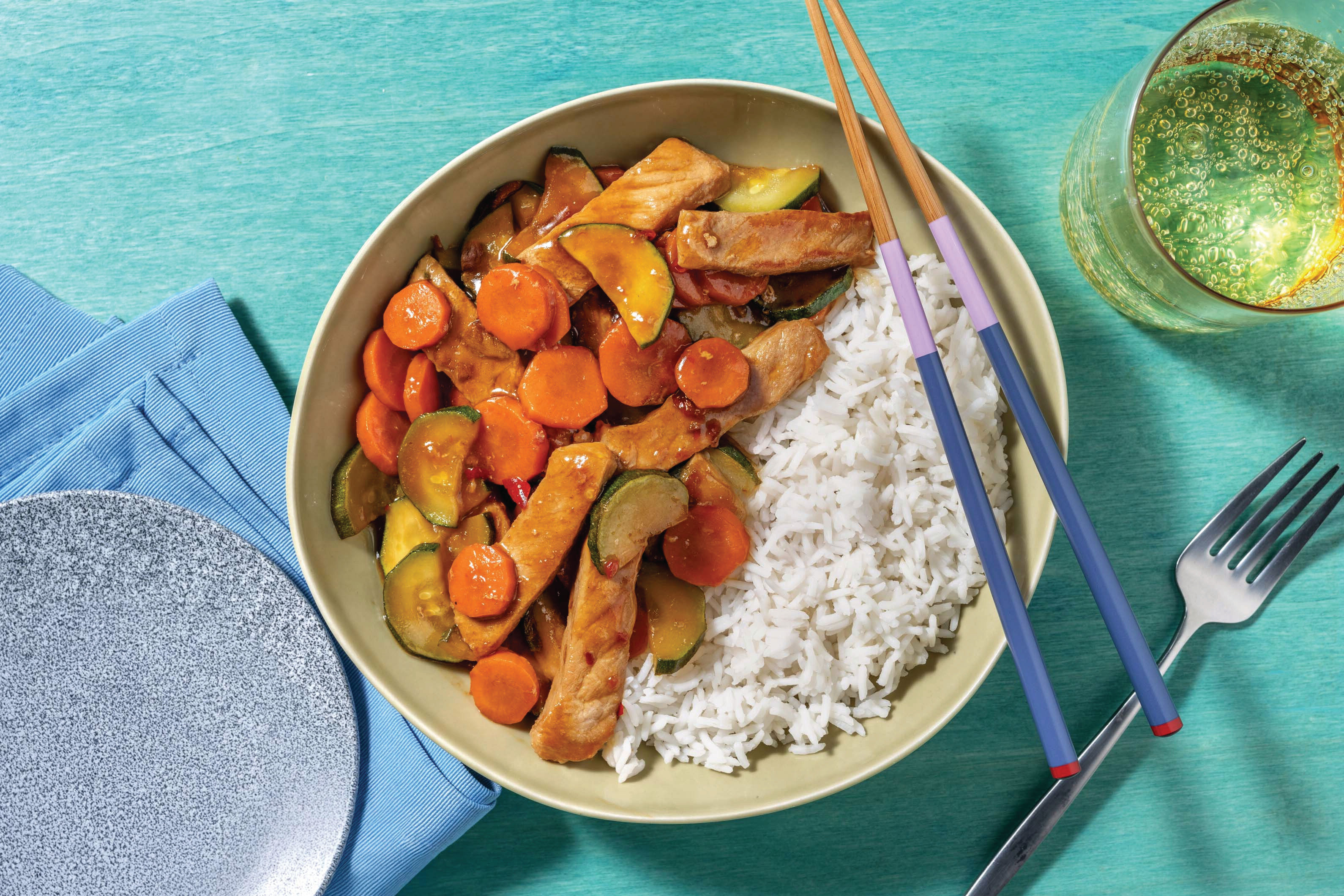 Thai-Spiced Chicken & Veggie Stir-Fry Recipe | HelloFresh