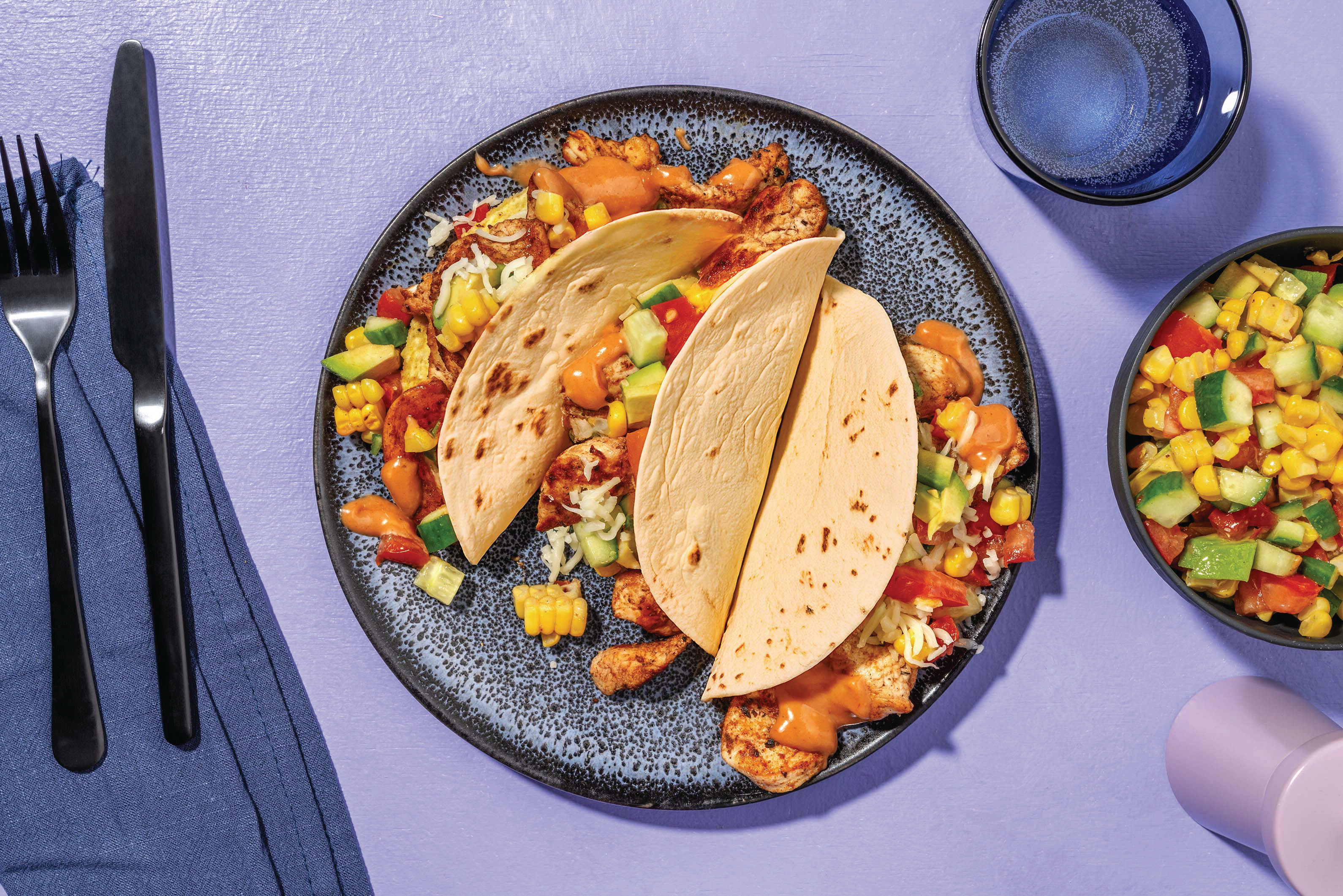 Smokey Chicken & BBQ Mayo Tacos Recipe | HelloFresh