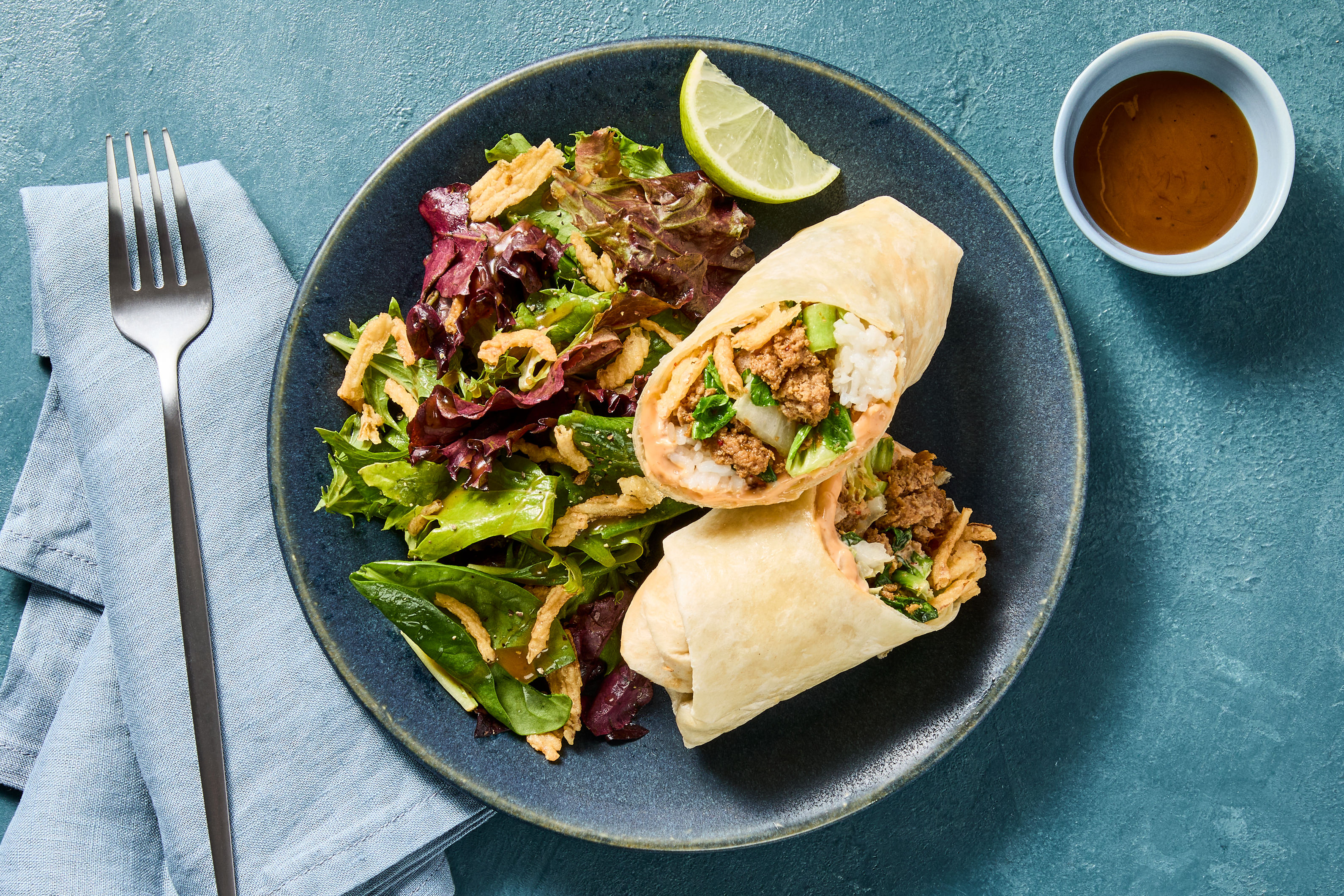 Sweet Ponzu Pork & Bok Choy Wraps Recipe | HelloFresh
