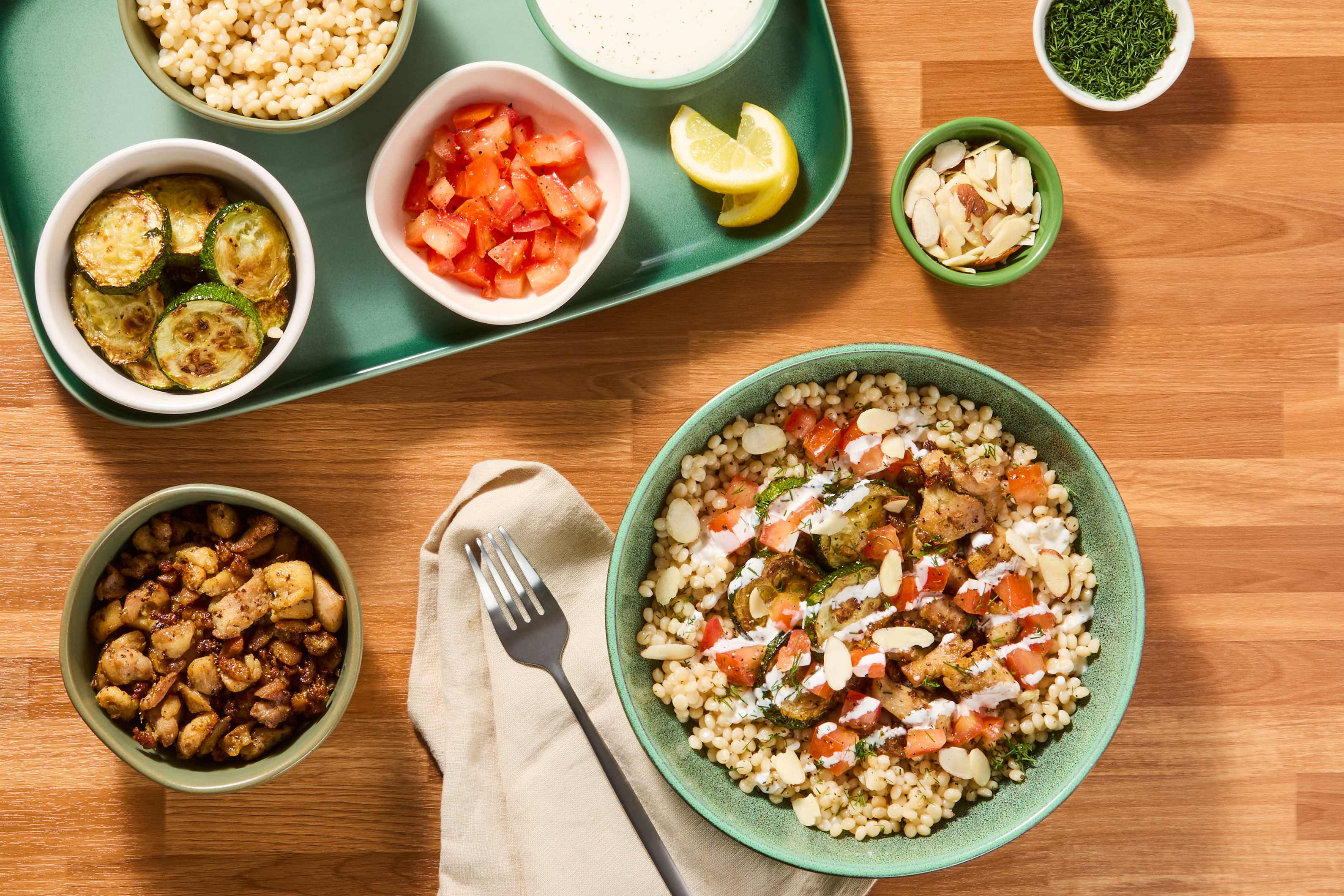 Dark Meat Chicken & Couscous Bar Recipe | HelloFresh