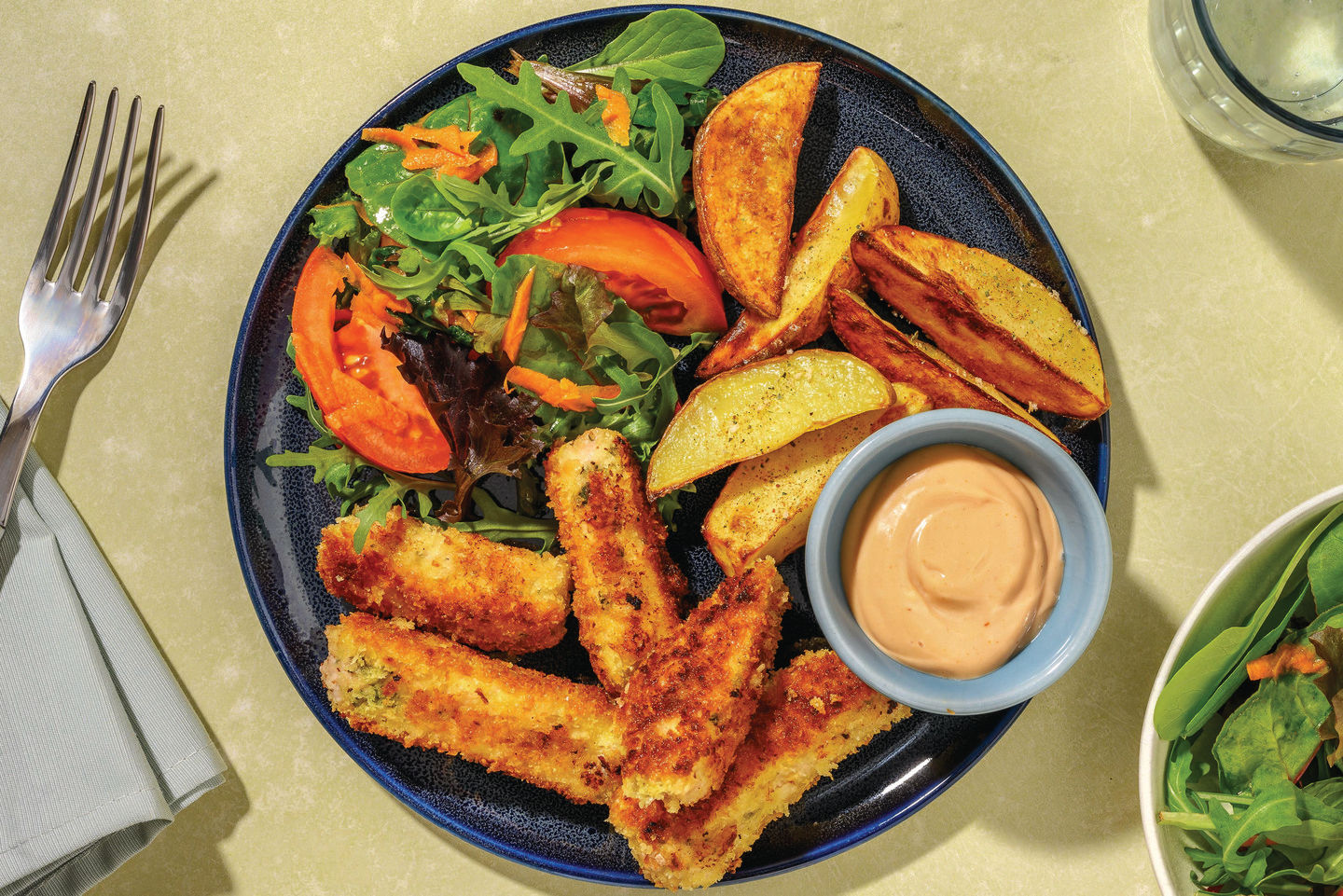 Pork Schnitty Dippers & Crispy Wedges Recipe | HelloFresh