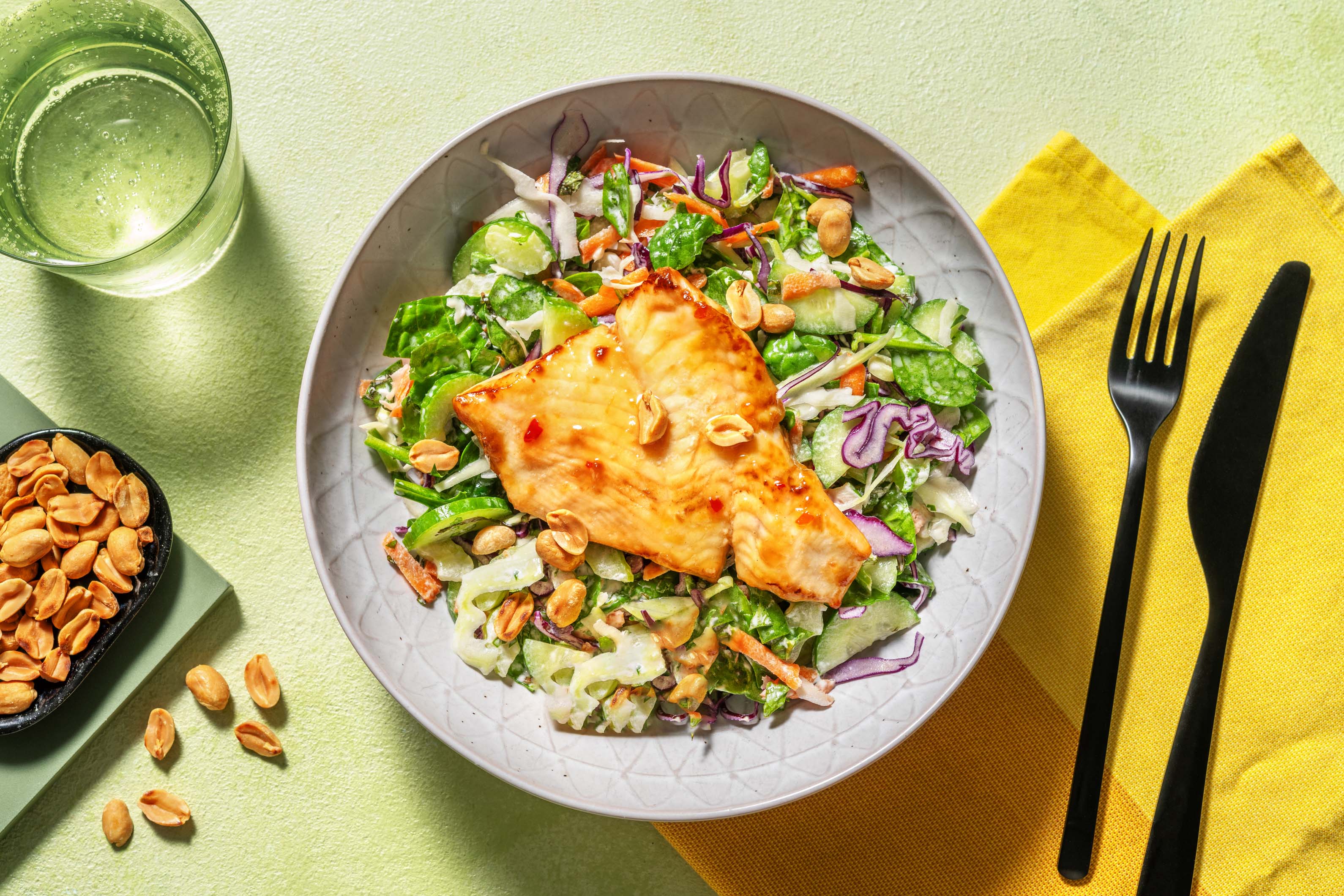 Zesty Double Sweet Chilli Fish & Creamy Slaw Recipe | HelloFresh