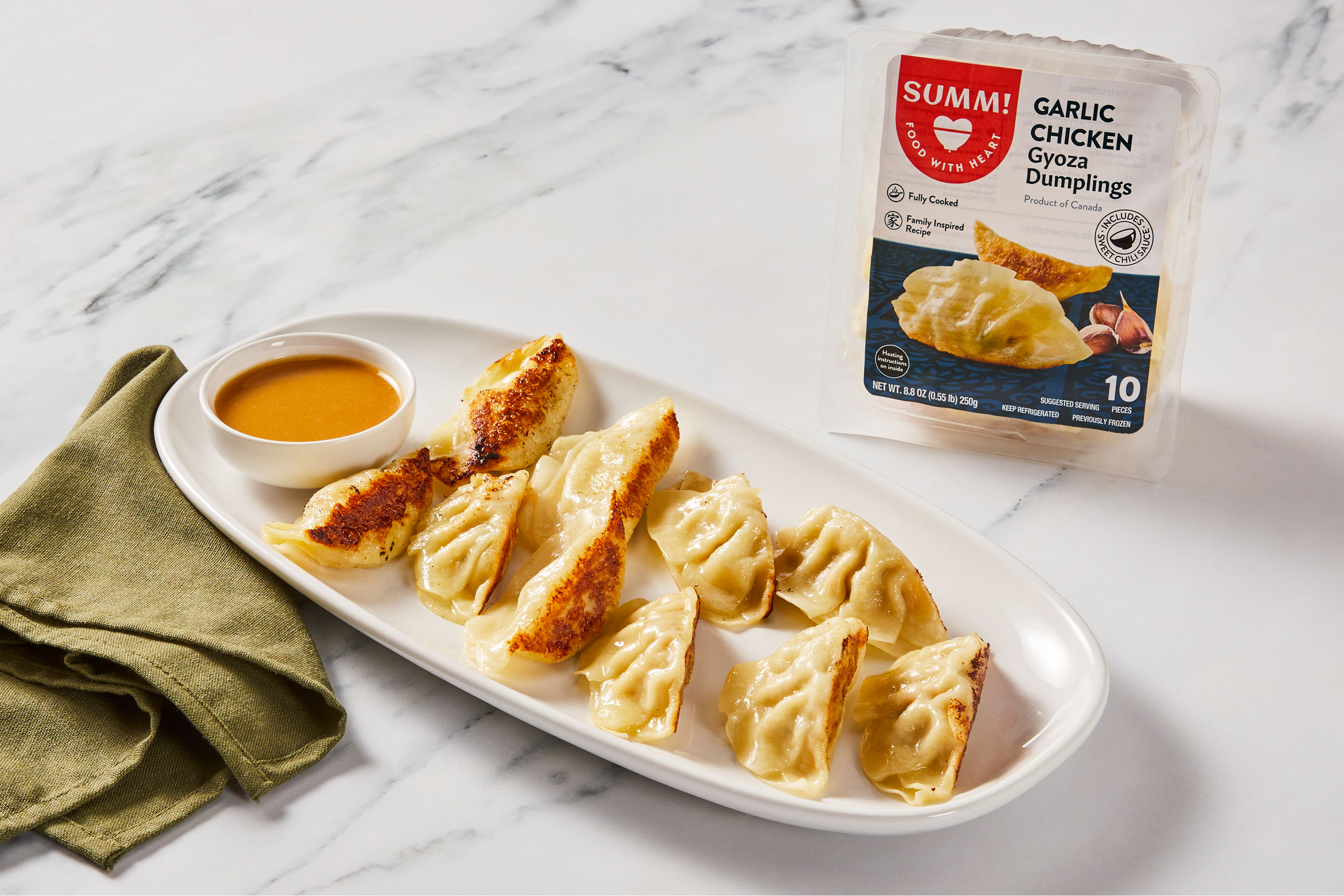 Garlic Chicken Gyoza Recipe | HelloFresh