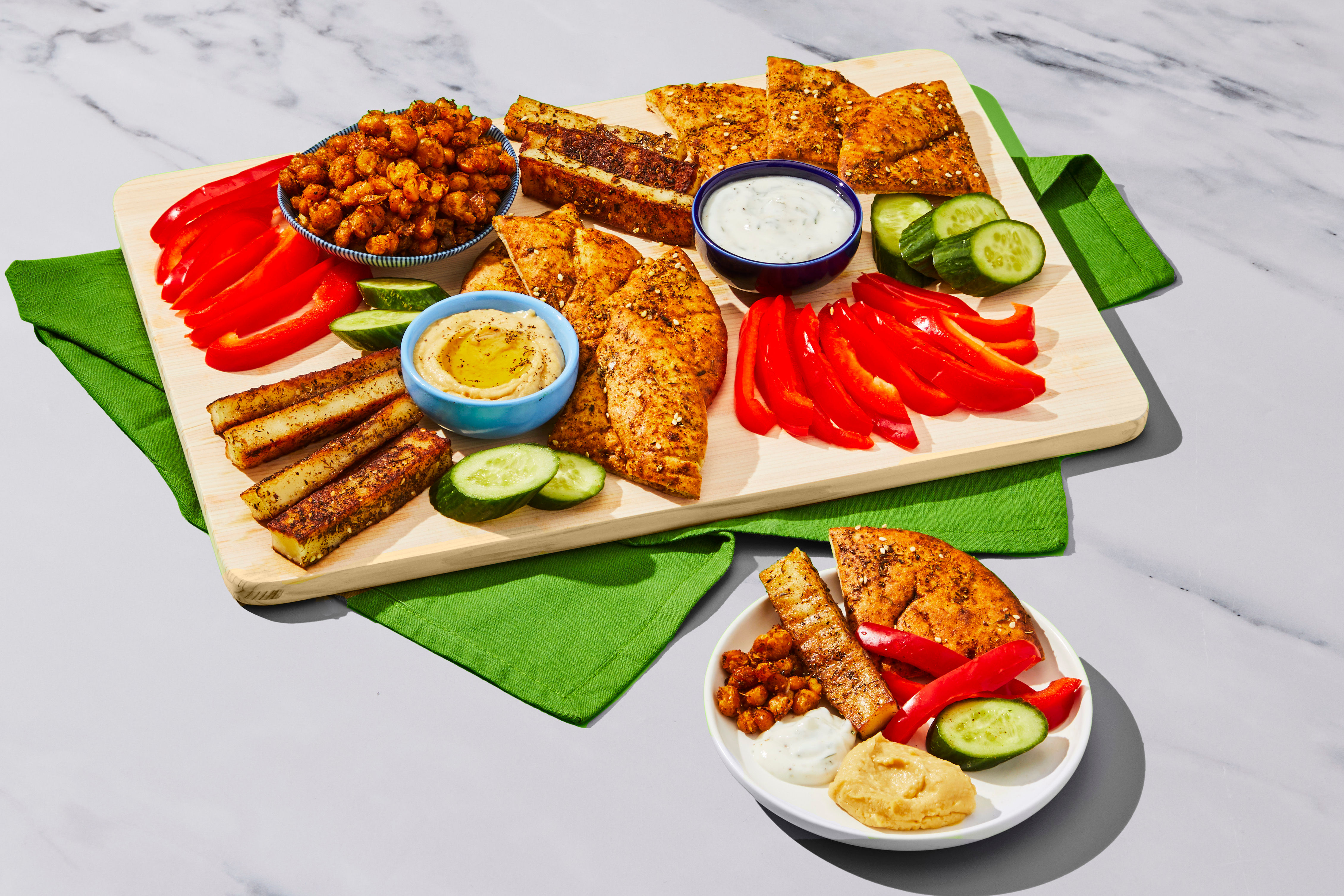 Mediterranean Grilling Cheese Mezze Board Recipe | HelloFresh