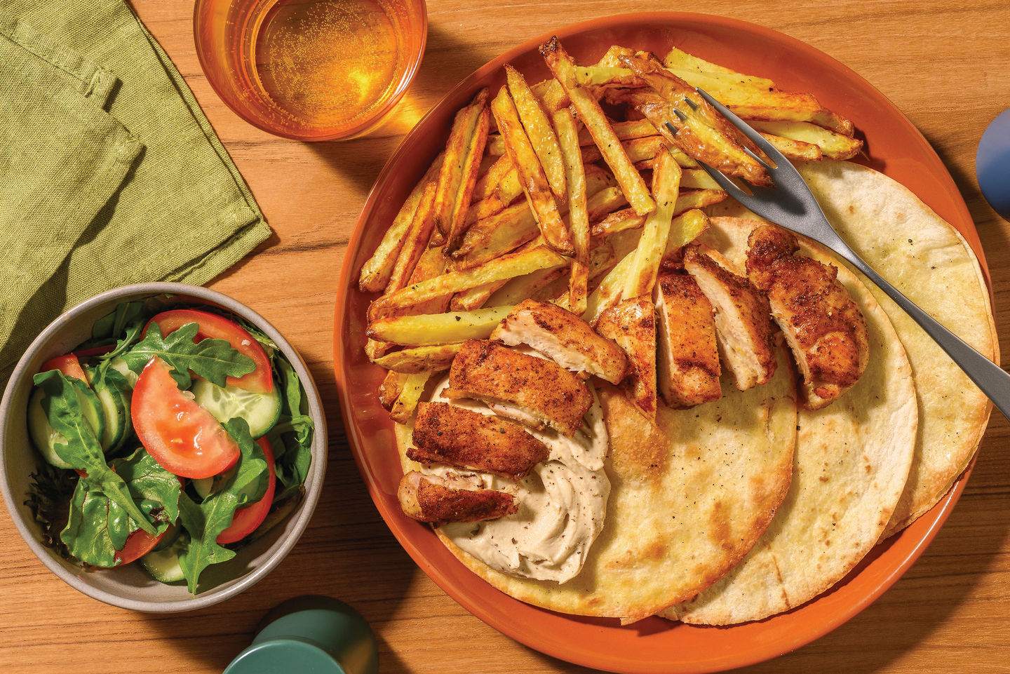 Chicken Shawarma & Hummus Plate Recipe | HelloFresh