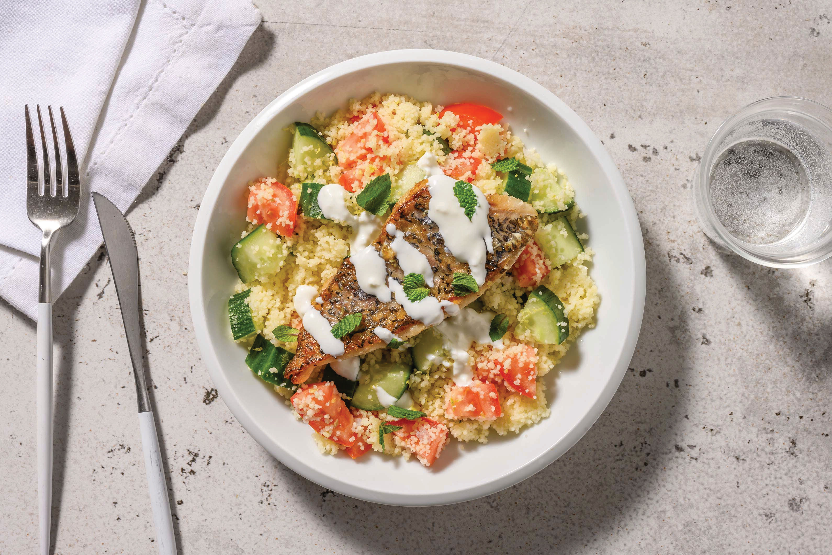 Chicken & Zesty Veggie Couscous Recipe | HelloFresh