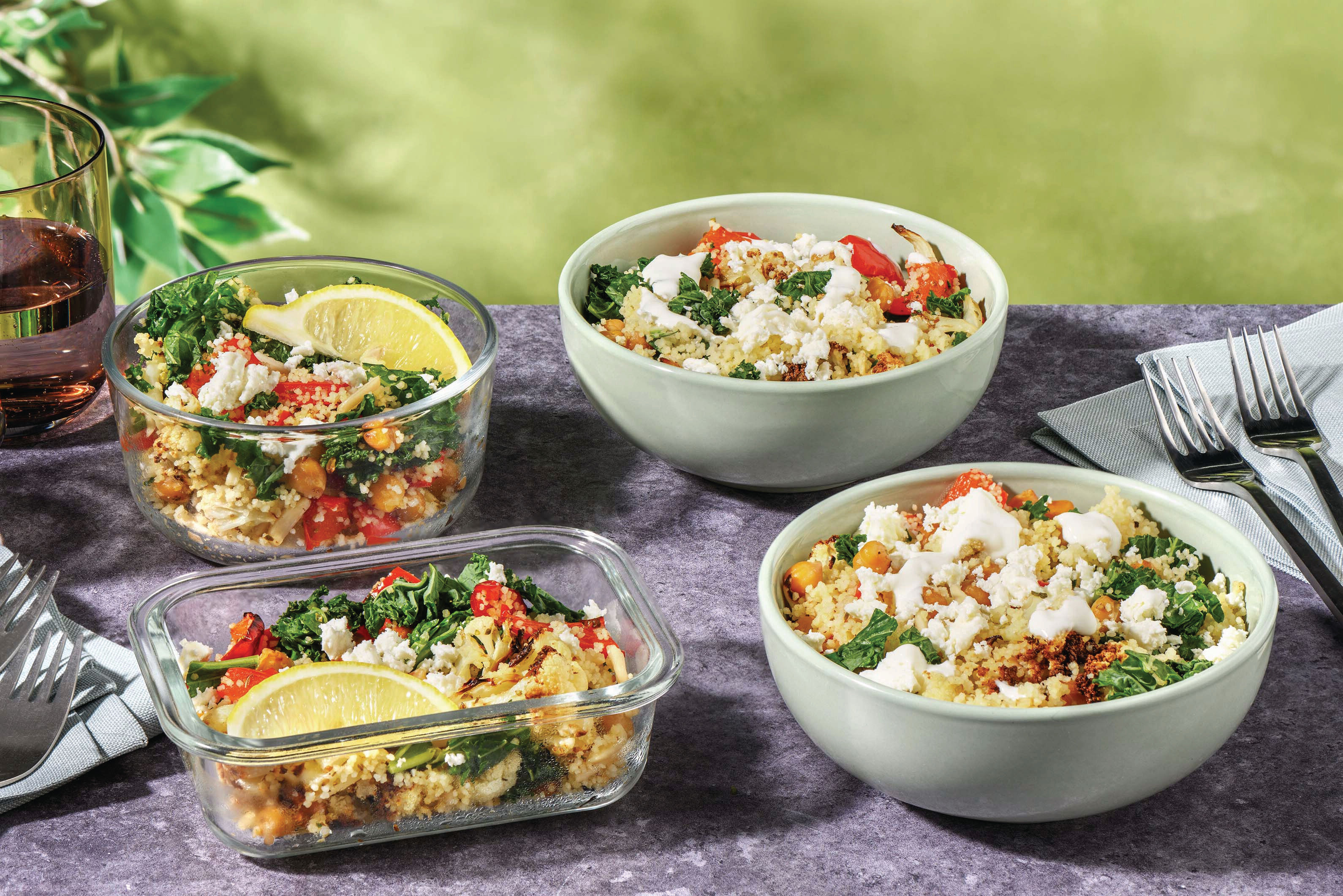 Feta & Chickpea Super-Charged Couscous Recipe | HelloFresh
