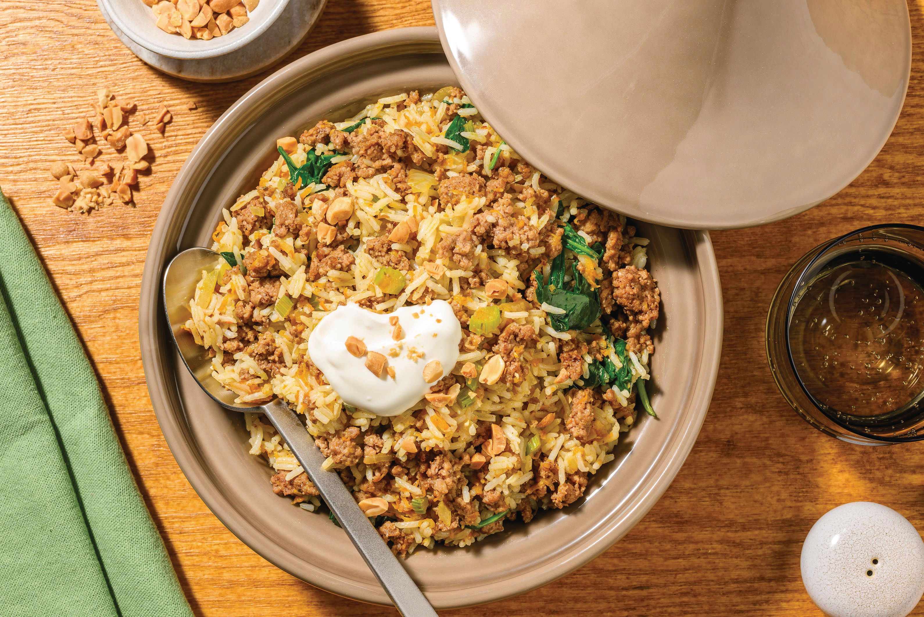 One-Pot Pork Pilaf Recipe | HelloFresh