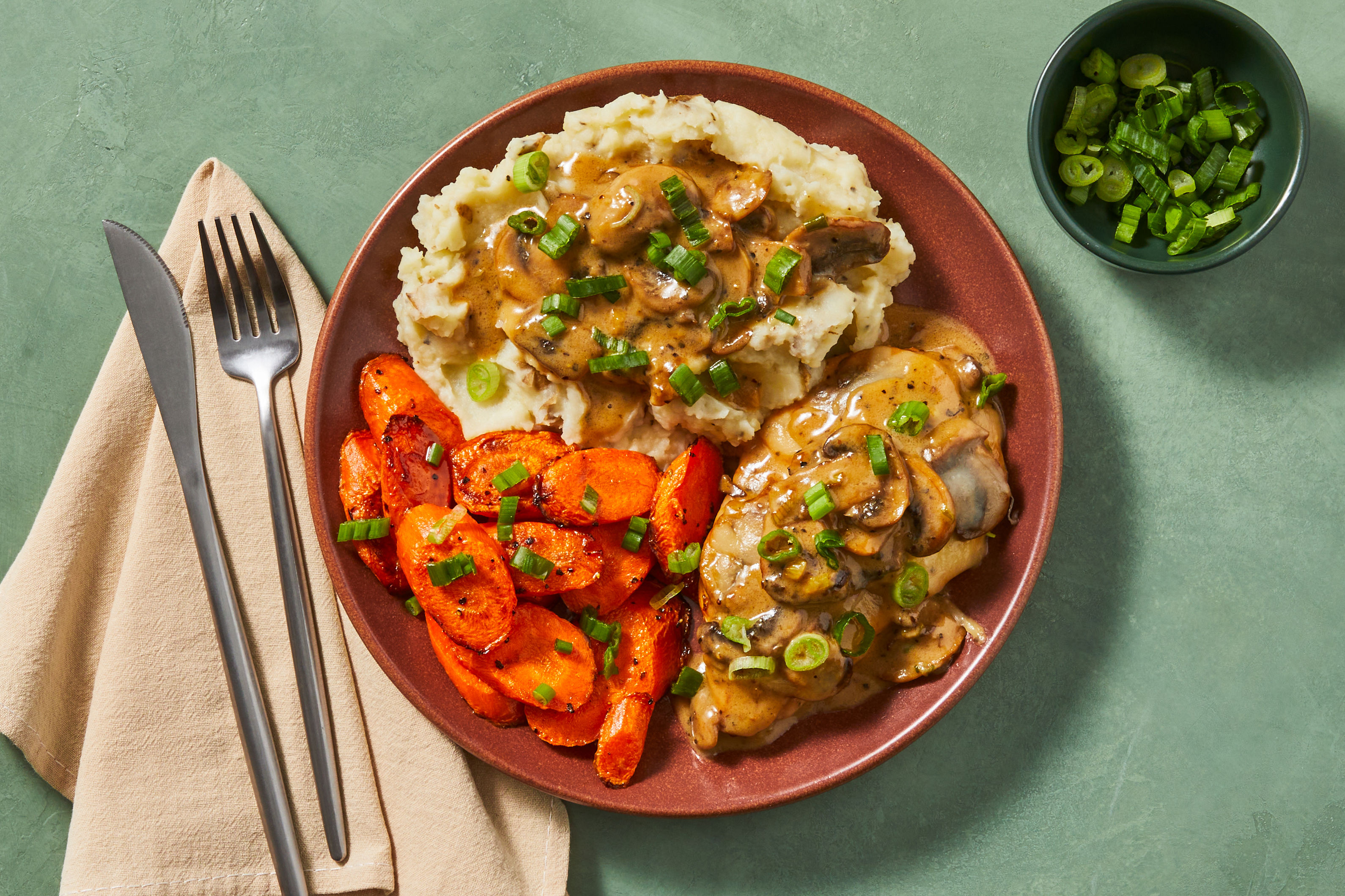 Hellofresh Cheesy Smothered Mushroom Chicken