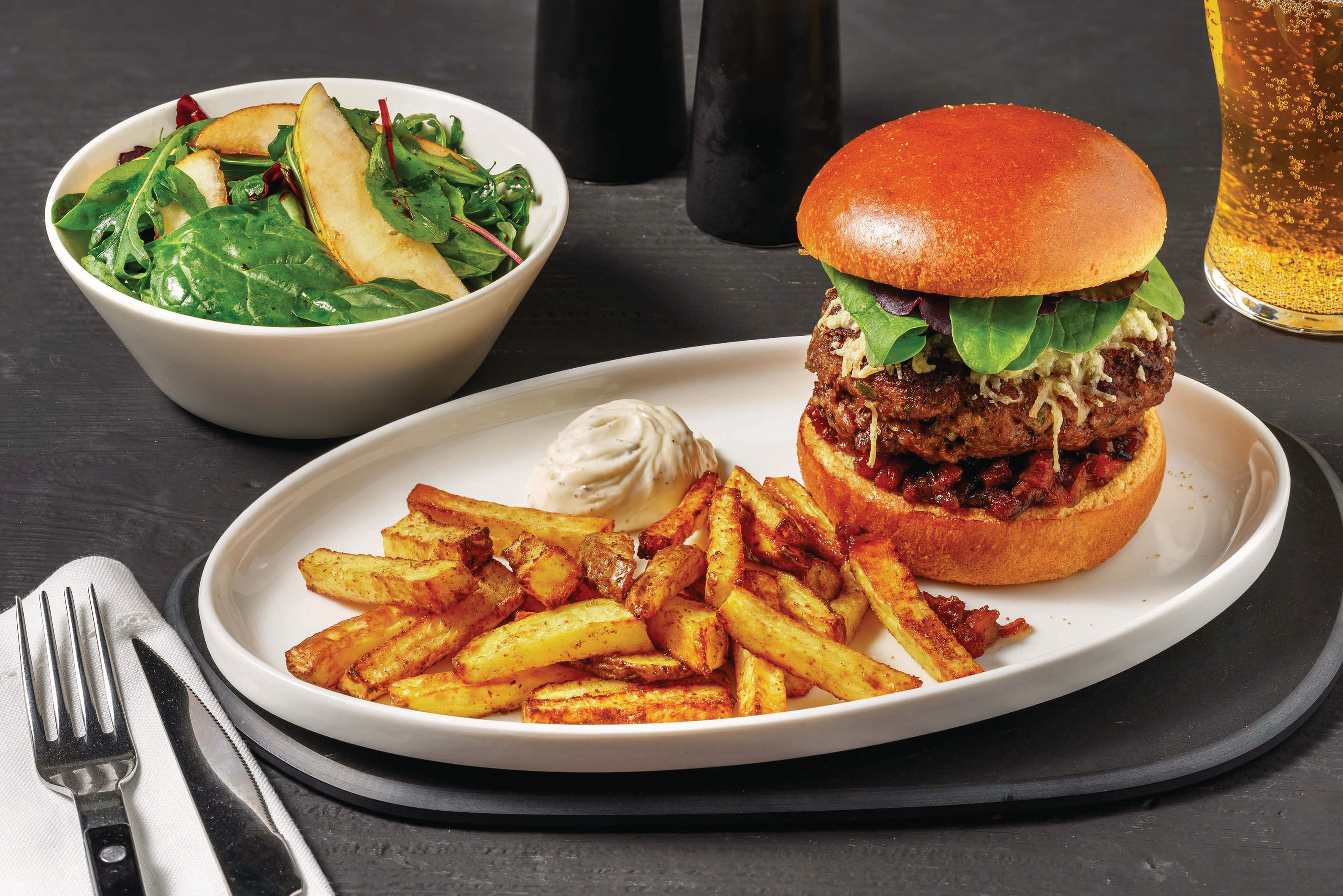 Gourmet Venison & Beef Cheeseburger Recipe | HelloFresh