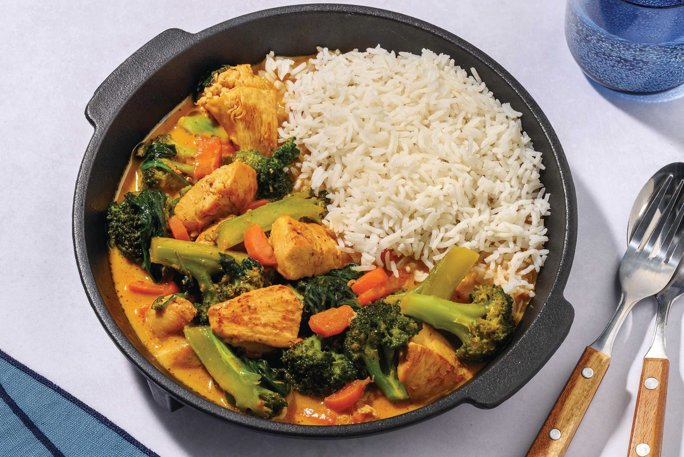 Thai-Spiced Chicken & Veggie Curry Recipe | HelloFresh