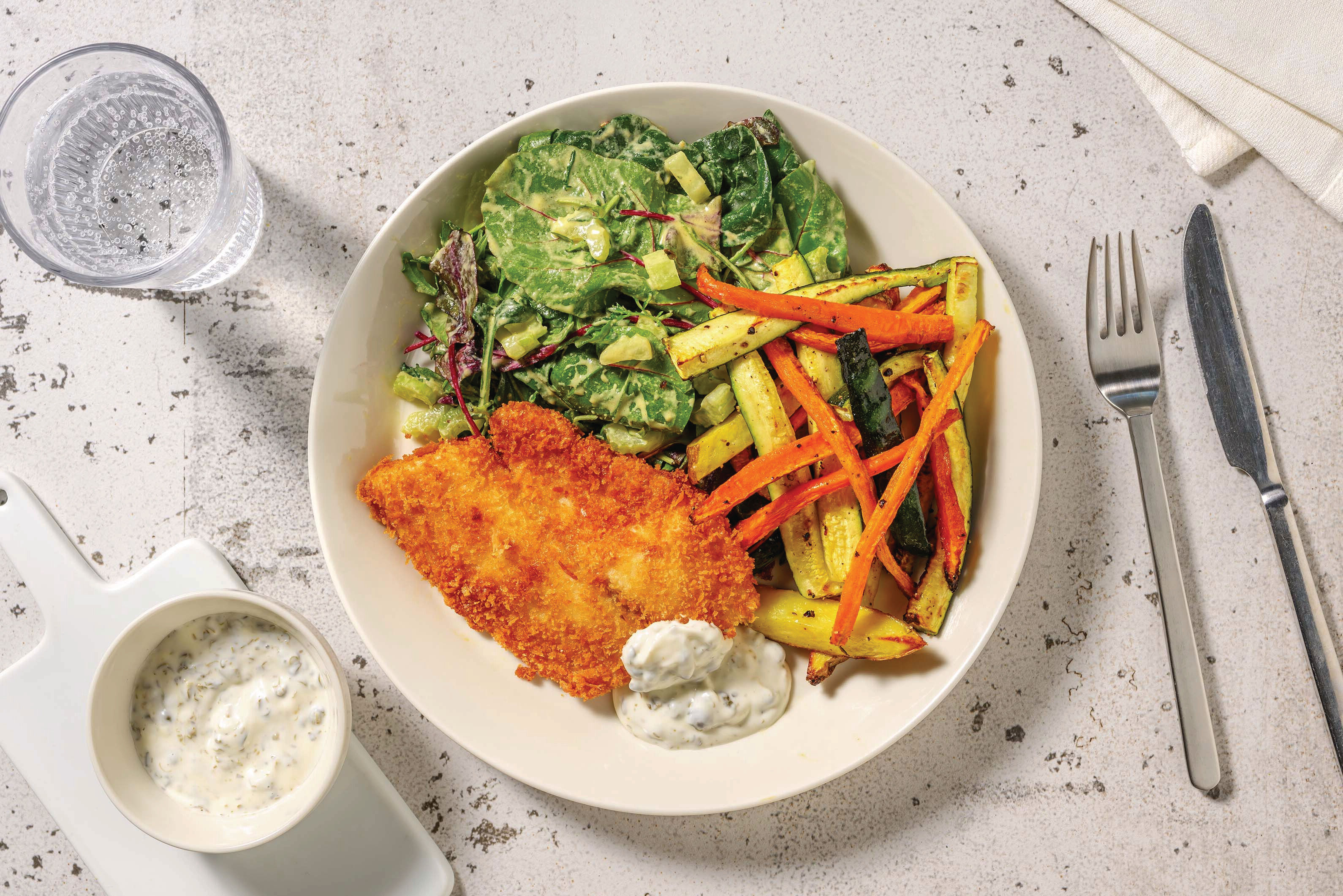 Crumbed Fish & Veggie Fries Recipe | HelloFresh