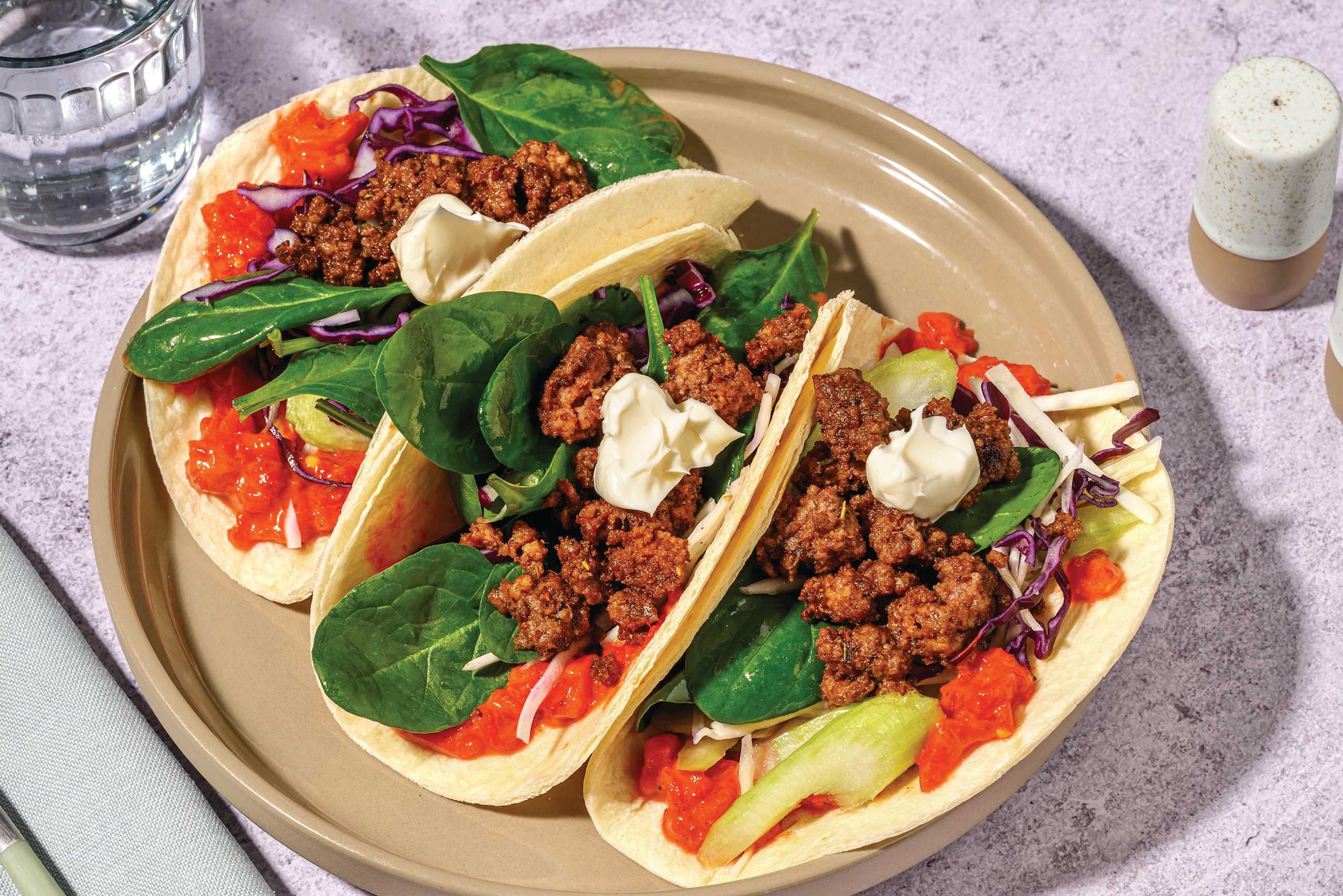 Middle Eastern-Spiced Beef & Pork Tacos Recipe | HelloFresh