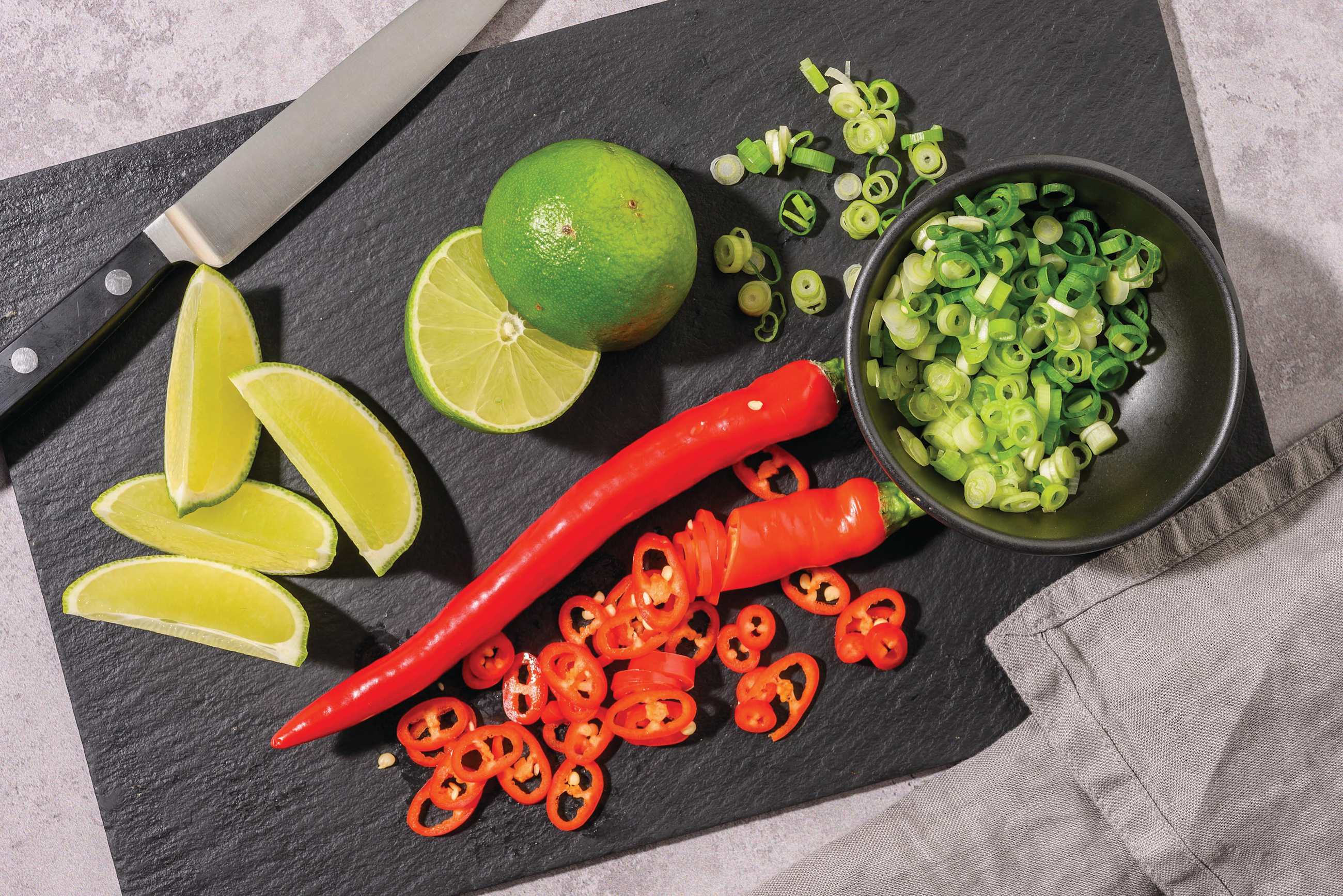 Spring Onion, Long Chilli & Lime Recipe | HelloFresh