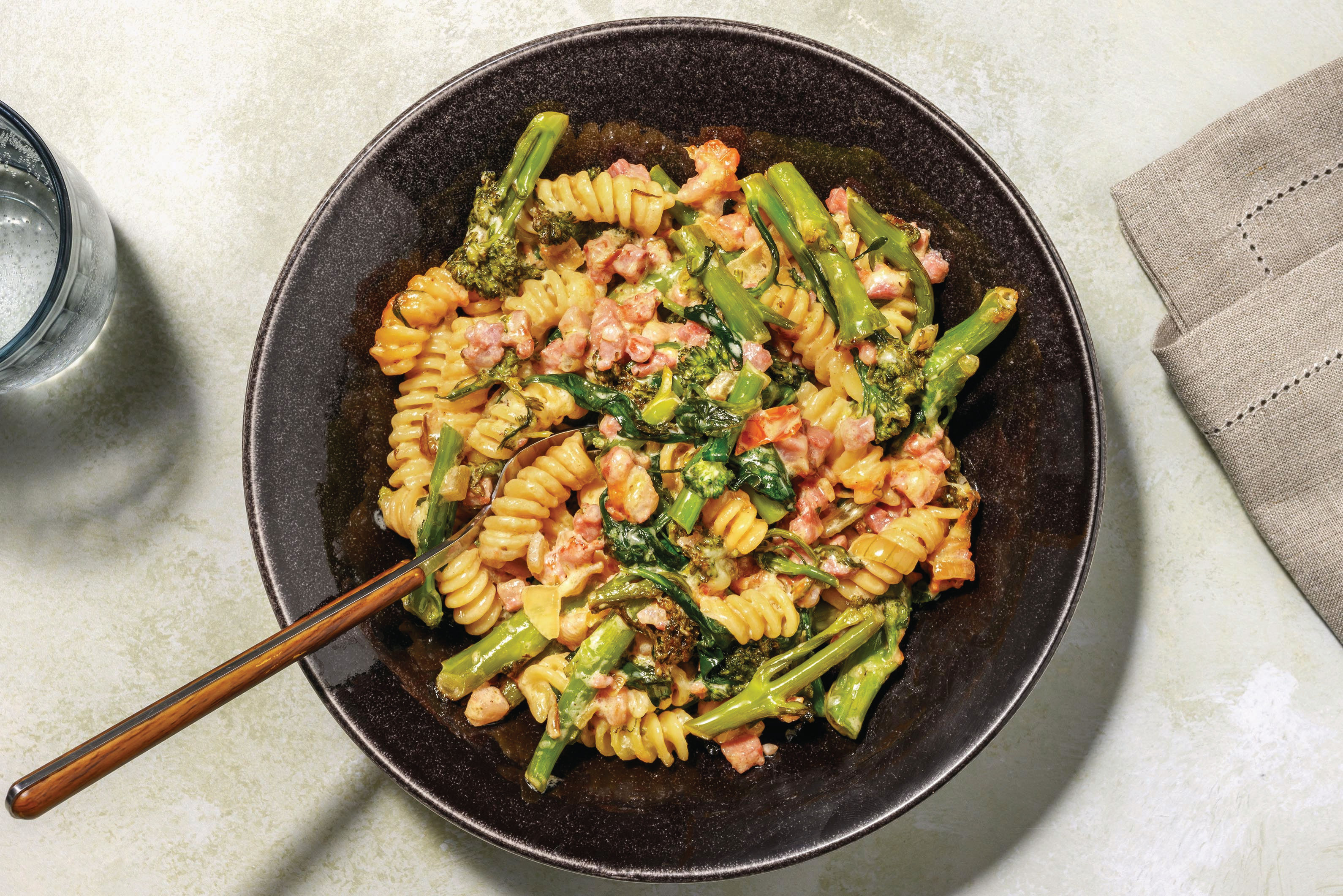 Creamy Chicken, Bacon & Baby Broccoli Pasta Bake Recipe | HelloFresh