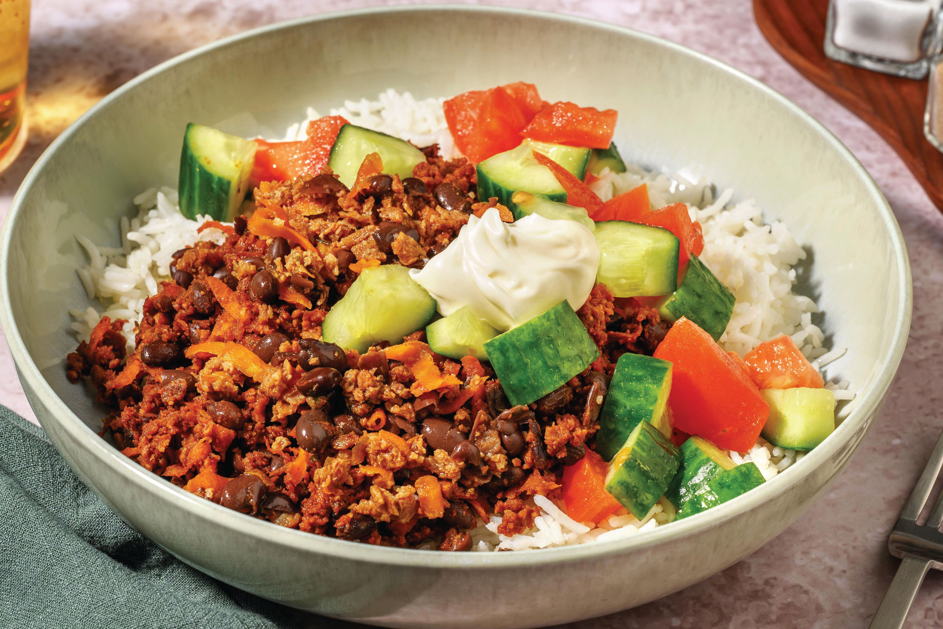 Mexican Beef Mince & Black Bean Chilli Recipe | HelloFresh