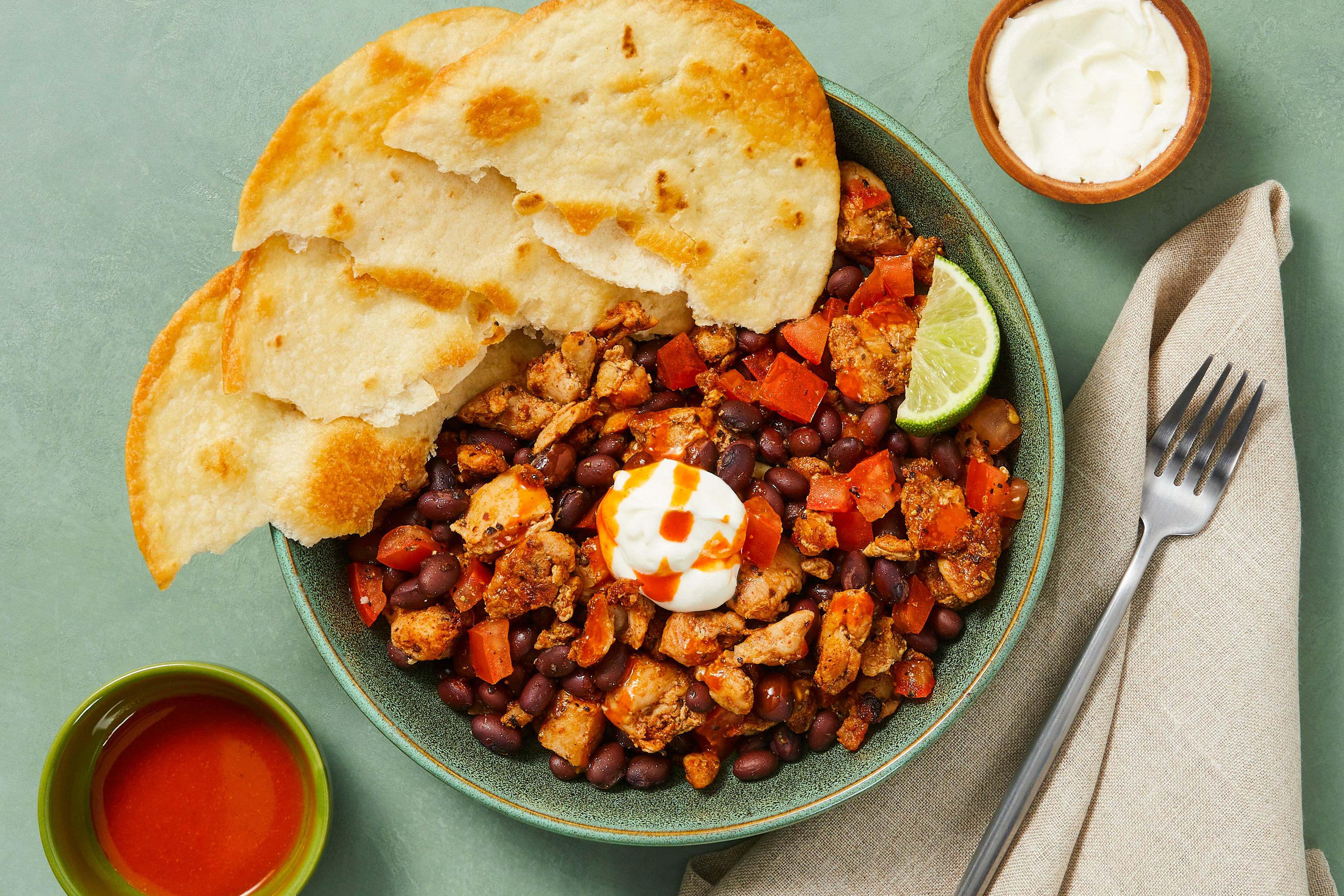 Zesty Chicken & Black Bean Salad Recipe | HelloFresh