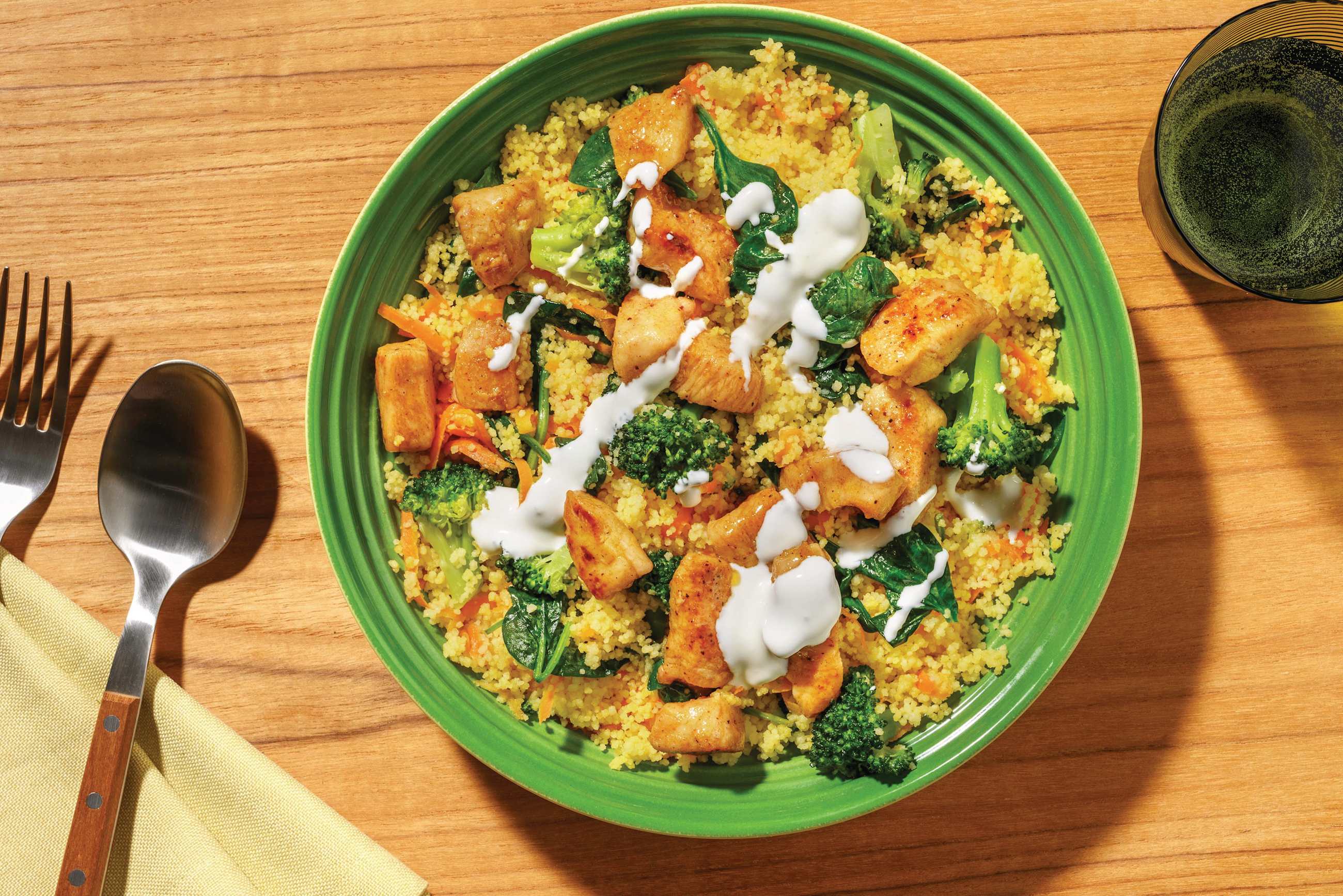 Middle Eastern Chicken & Veggie Couscous Recipe | HelloFresh