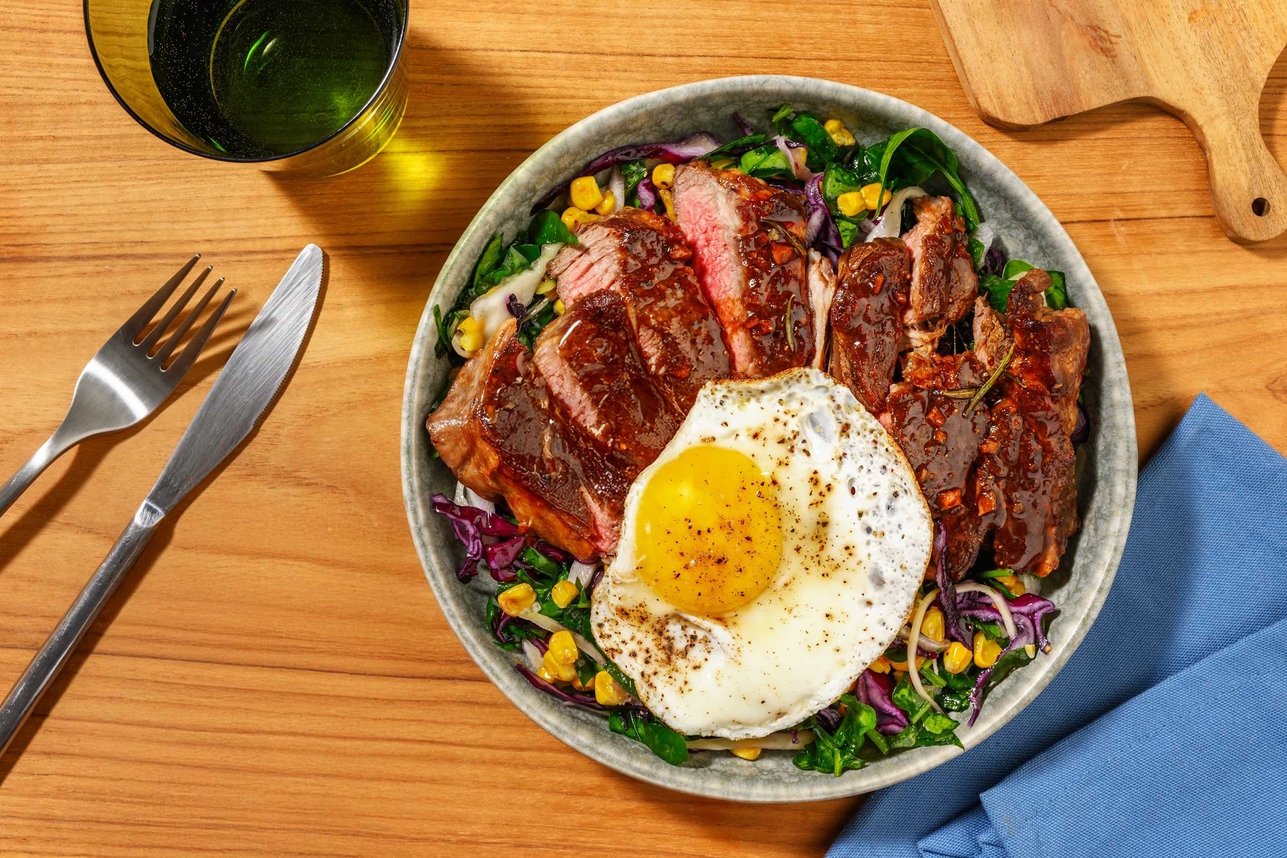 [S-Version] Sticky Korean Beef Rump & Corn Slaw Recipe | HelloFresh
